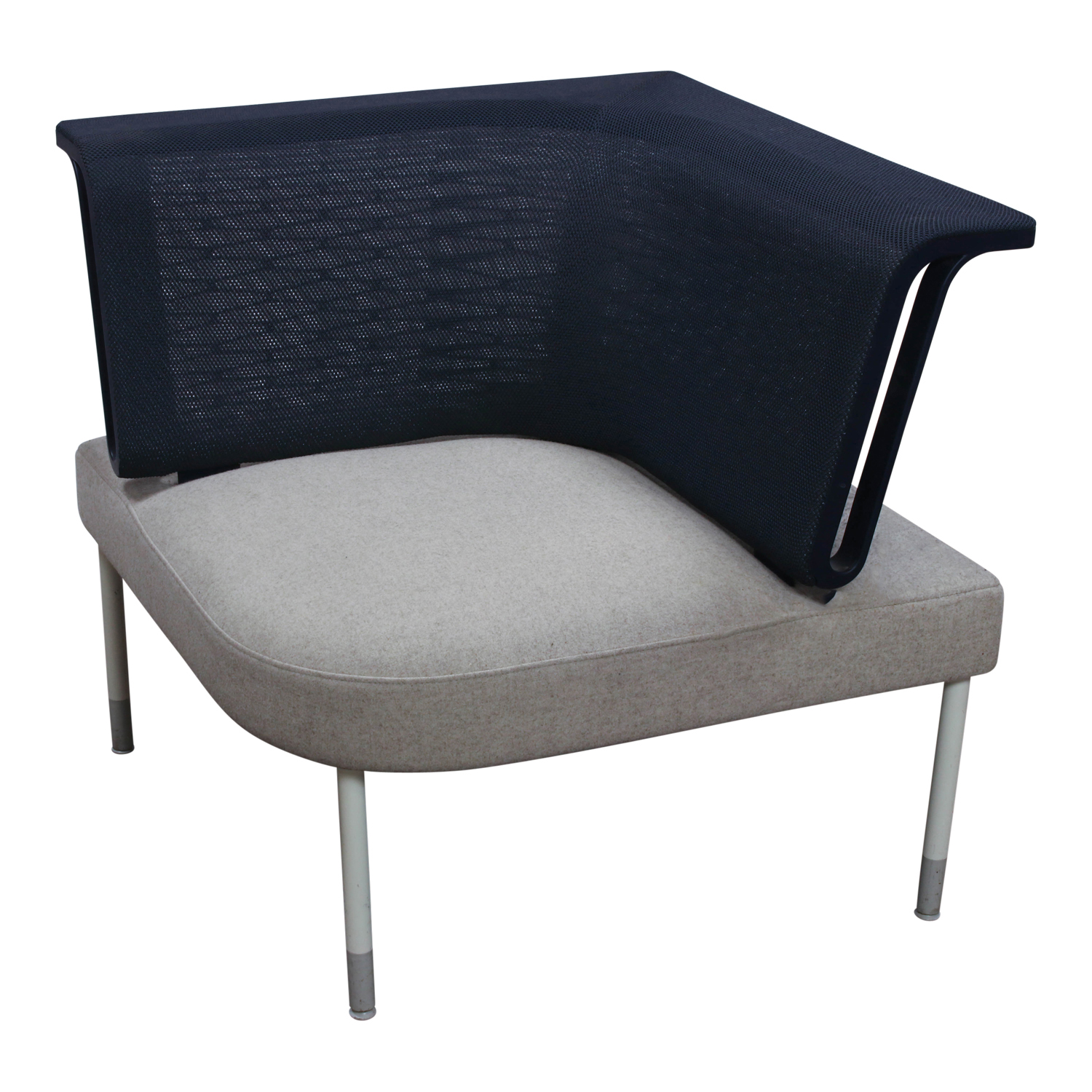 Herman Miller Used Public Office Landscape Collaboration Seat, Blue and Gray - National Office ...