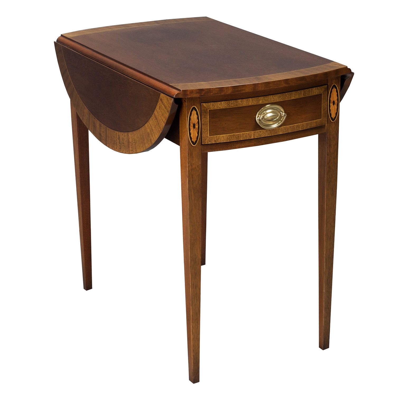 Councill Craftsmen Inc. Used Drop Leaf Table, Satinwood - National ...