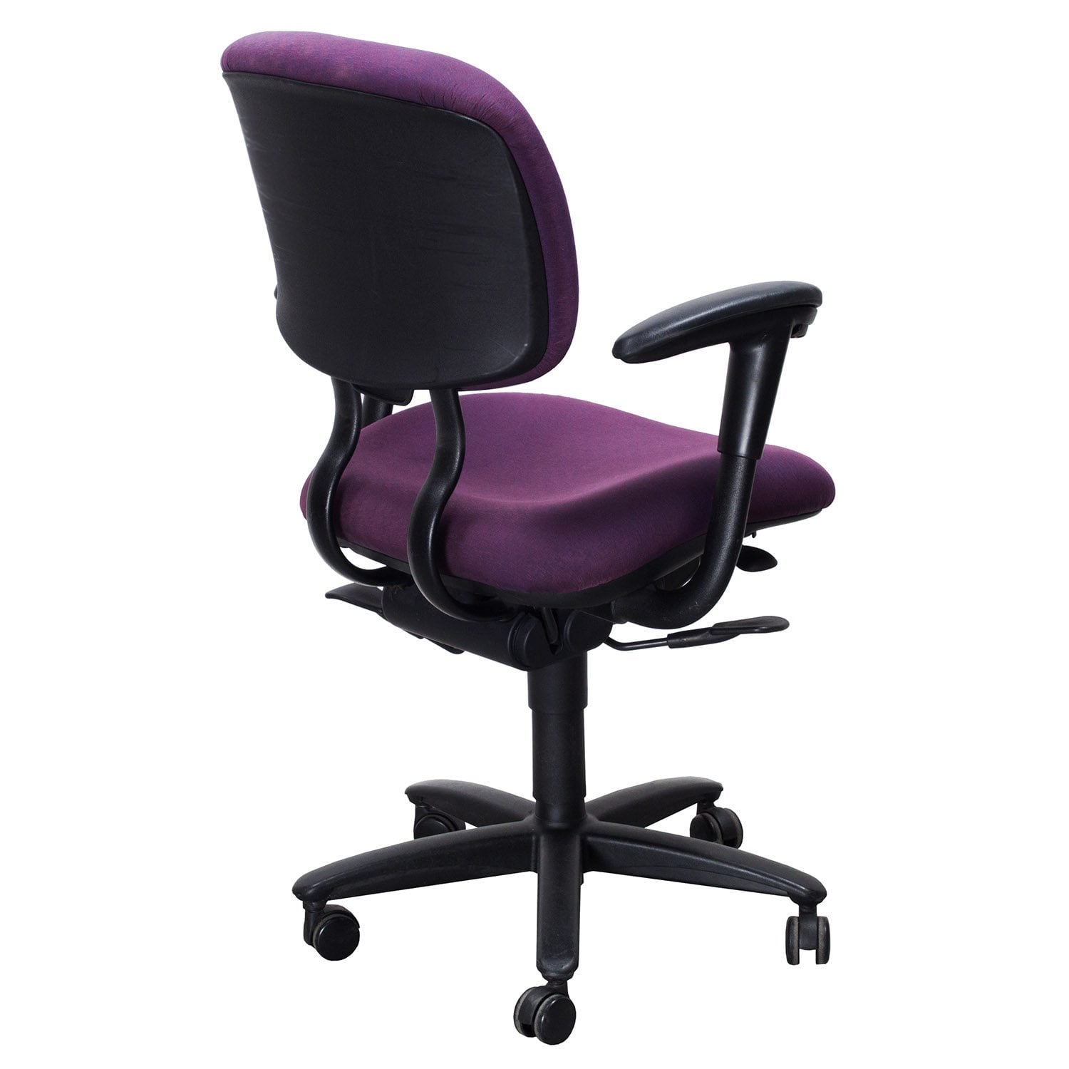 Haworth Improv HE Series Used Task Chair, Magenta Checker - National ...