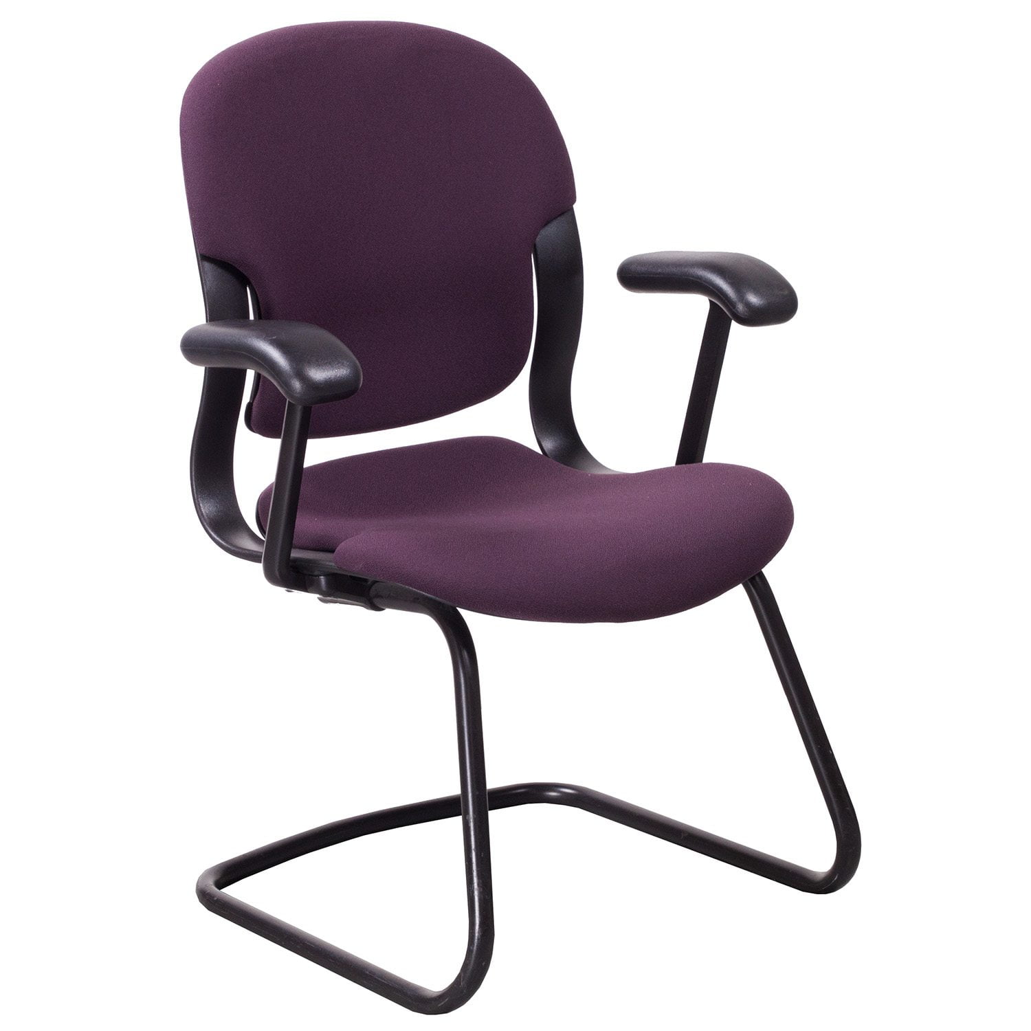 Herman Miller Equa Used Sled Base Side Chair, Purple - National Office ...