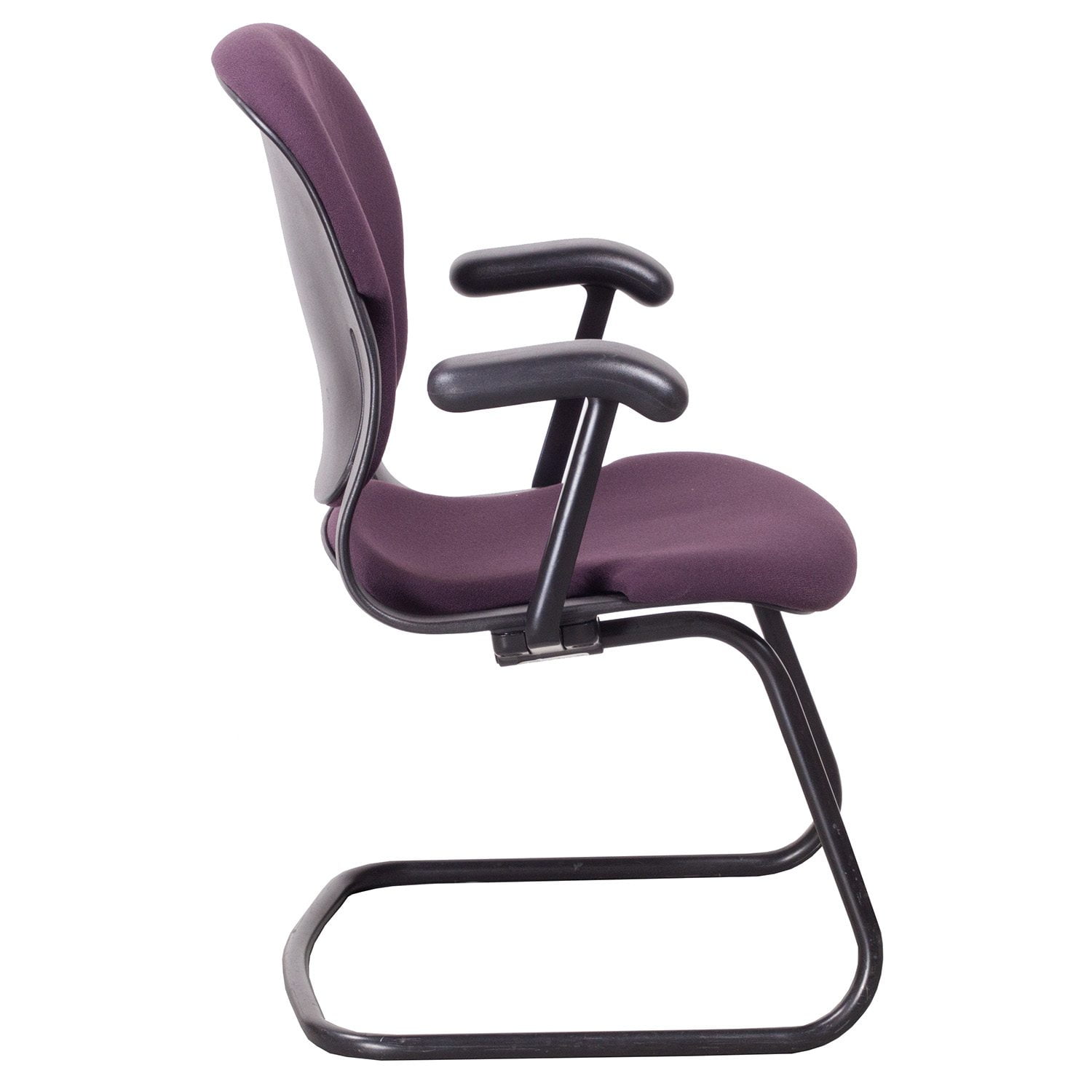 Herman Miller Equa Used Sled Base Side Chair, Purple - National Office ...