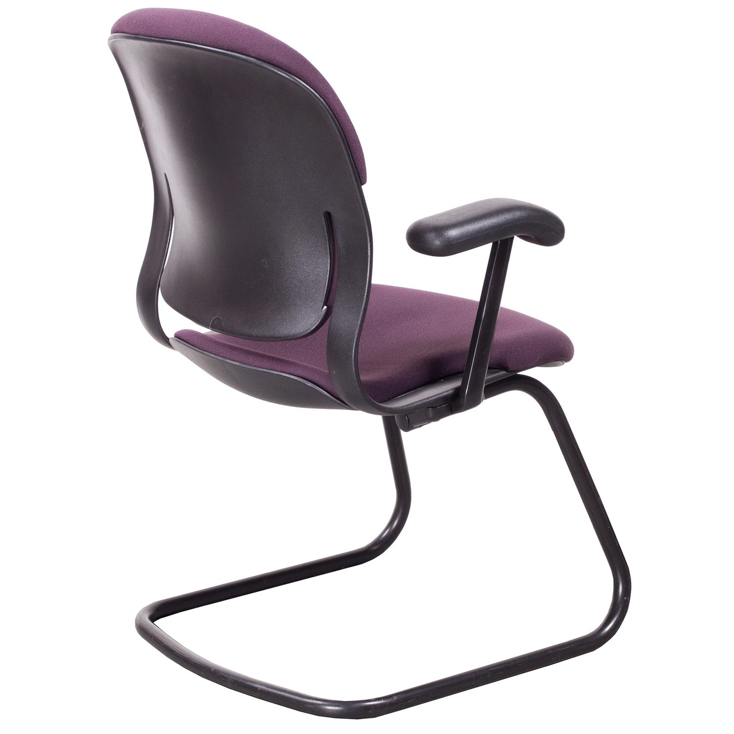 Herman Miller Equa Used Sled Base Side Chair, Purple - National Office ...