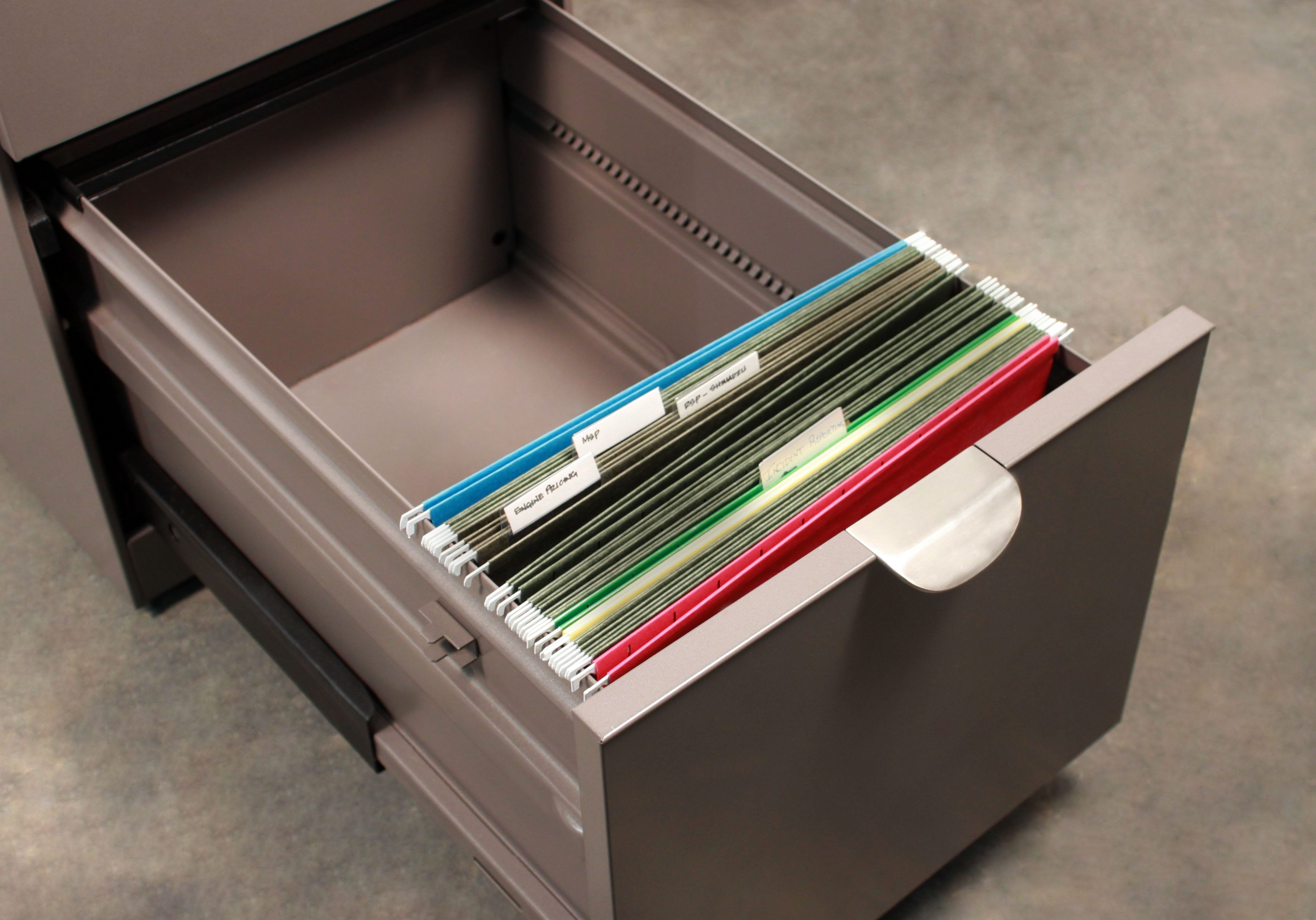 Steelcase Box Box File Used Putty Pedestal Vertical File - National ...