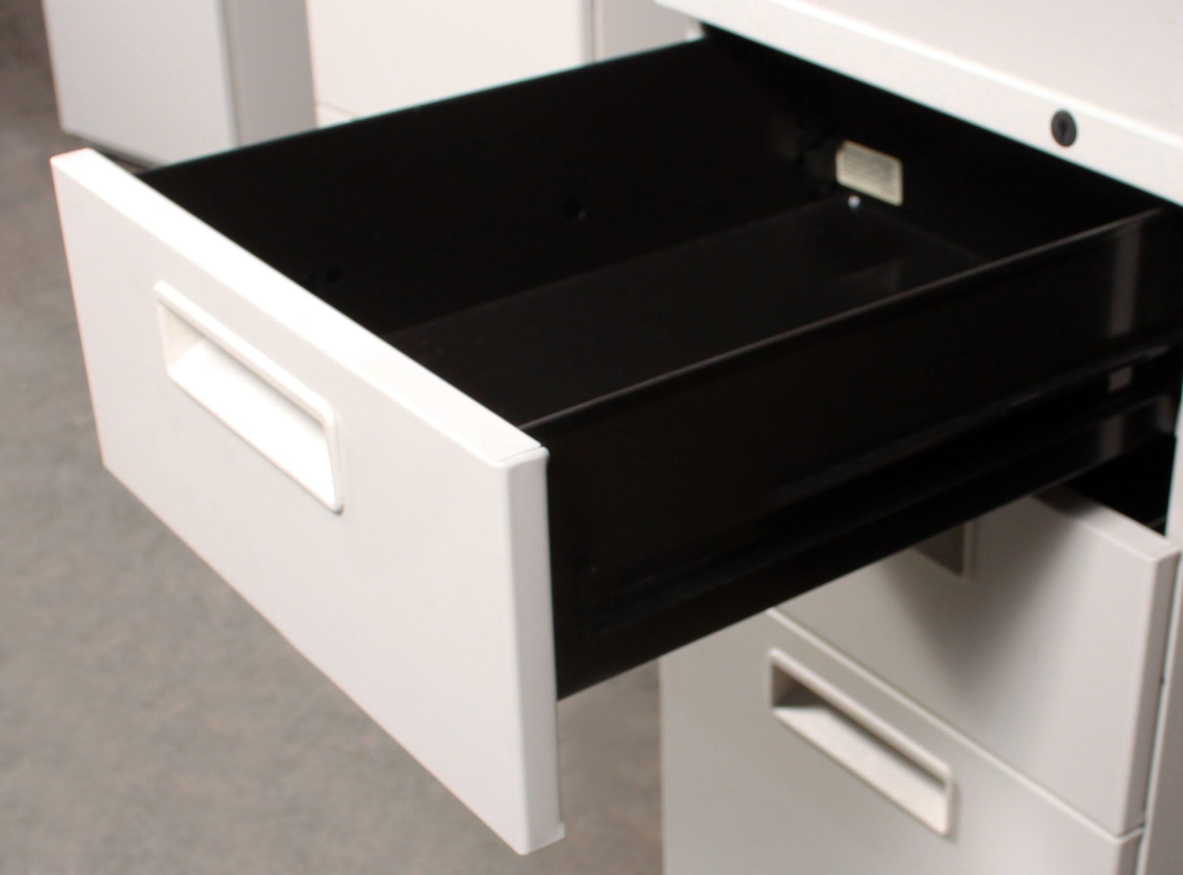 Herman Miller Box Box File Used Off White Pedestal Vertical File ...