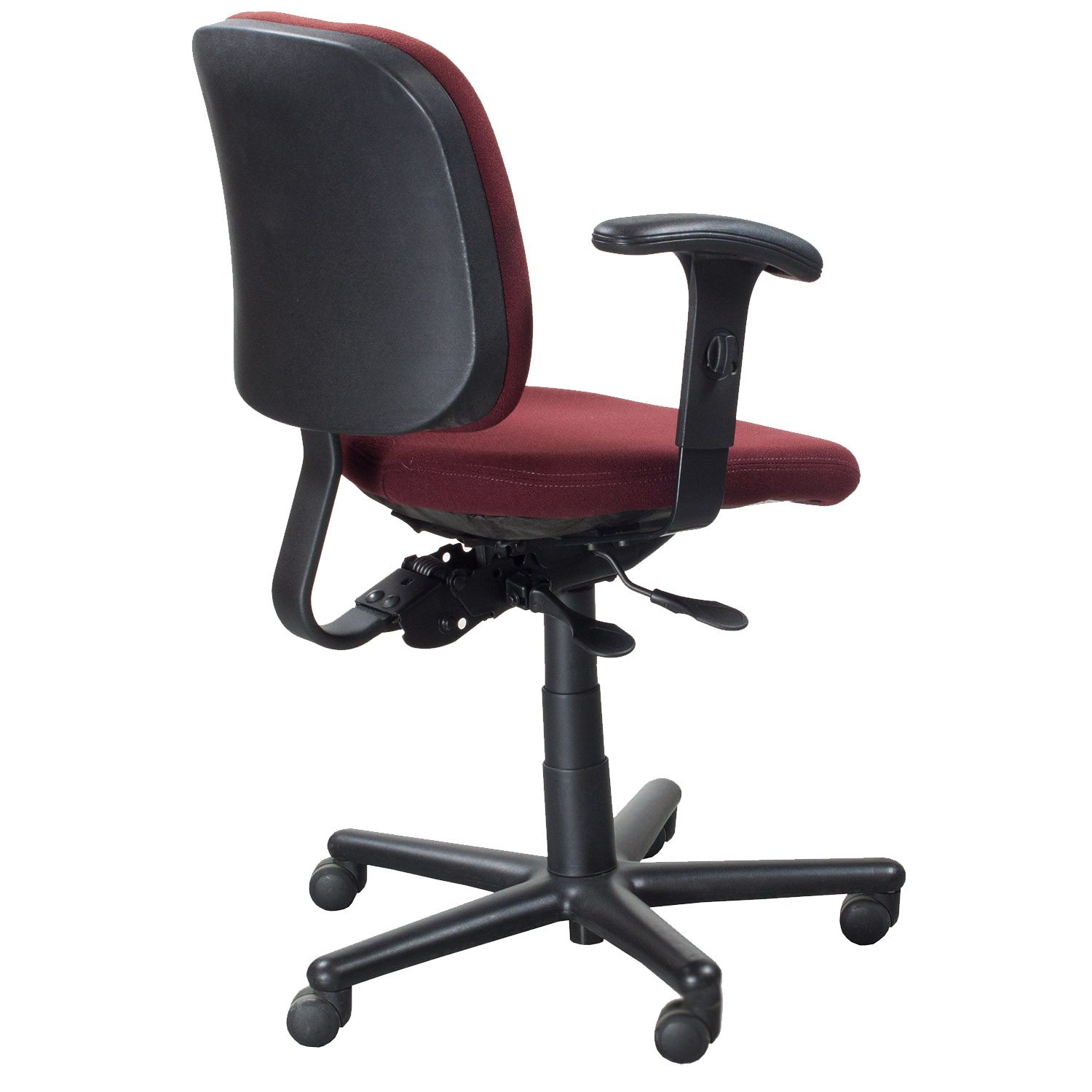 Kimball Used Task Chair, Burgundy - National Office Interiors and ...