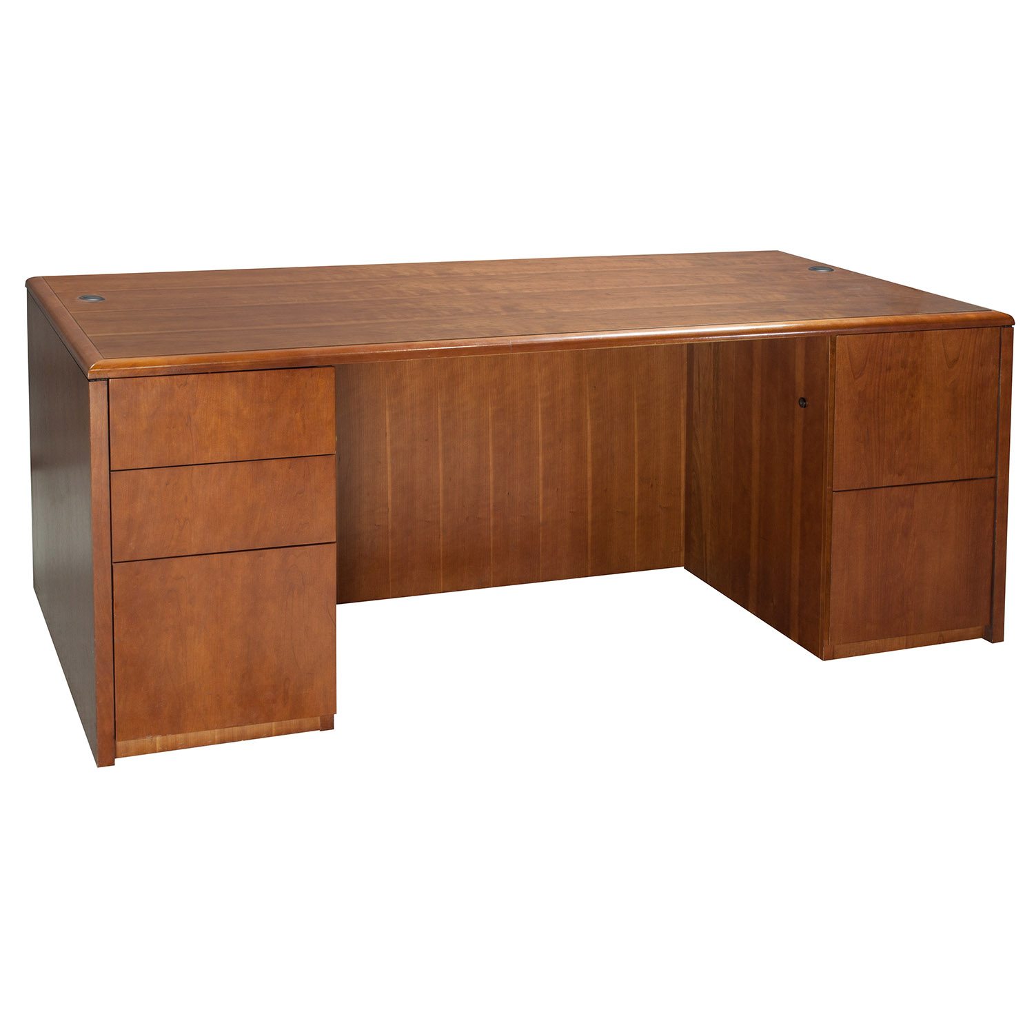 National Arrowood by Kimball Used Desk, Cherry - National Office ...