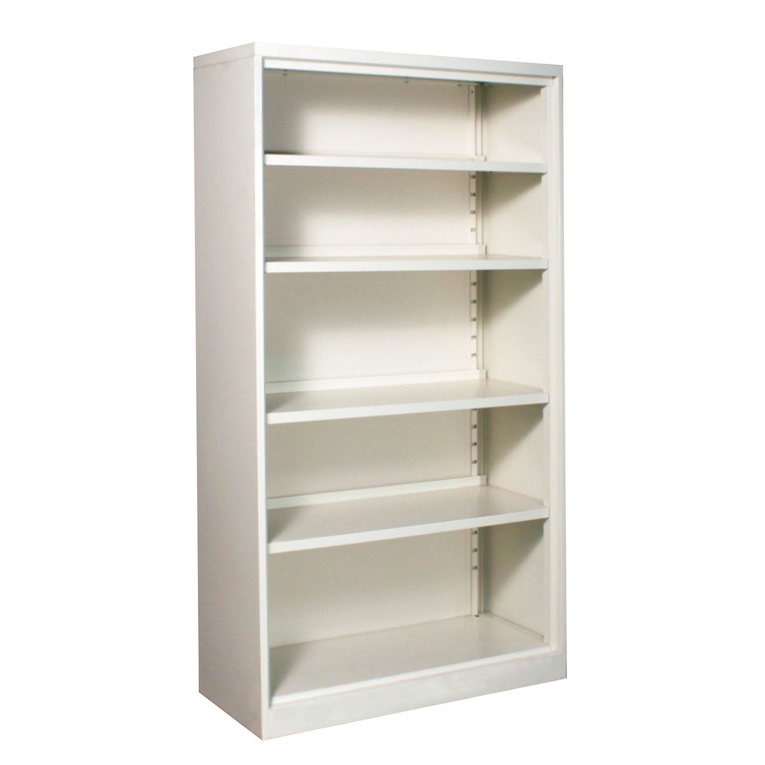 Steelcase Used 36 inch 5 Shelf Heavy Duty Bookcase, Putty - National ...