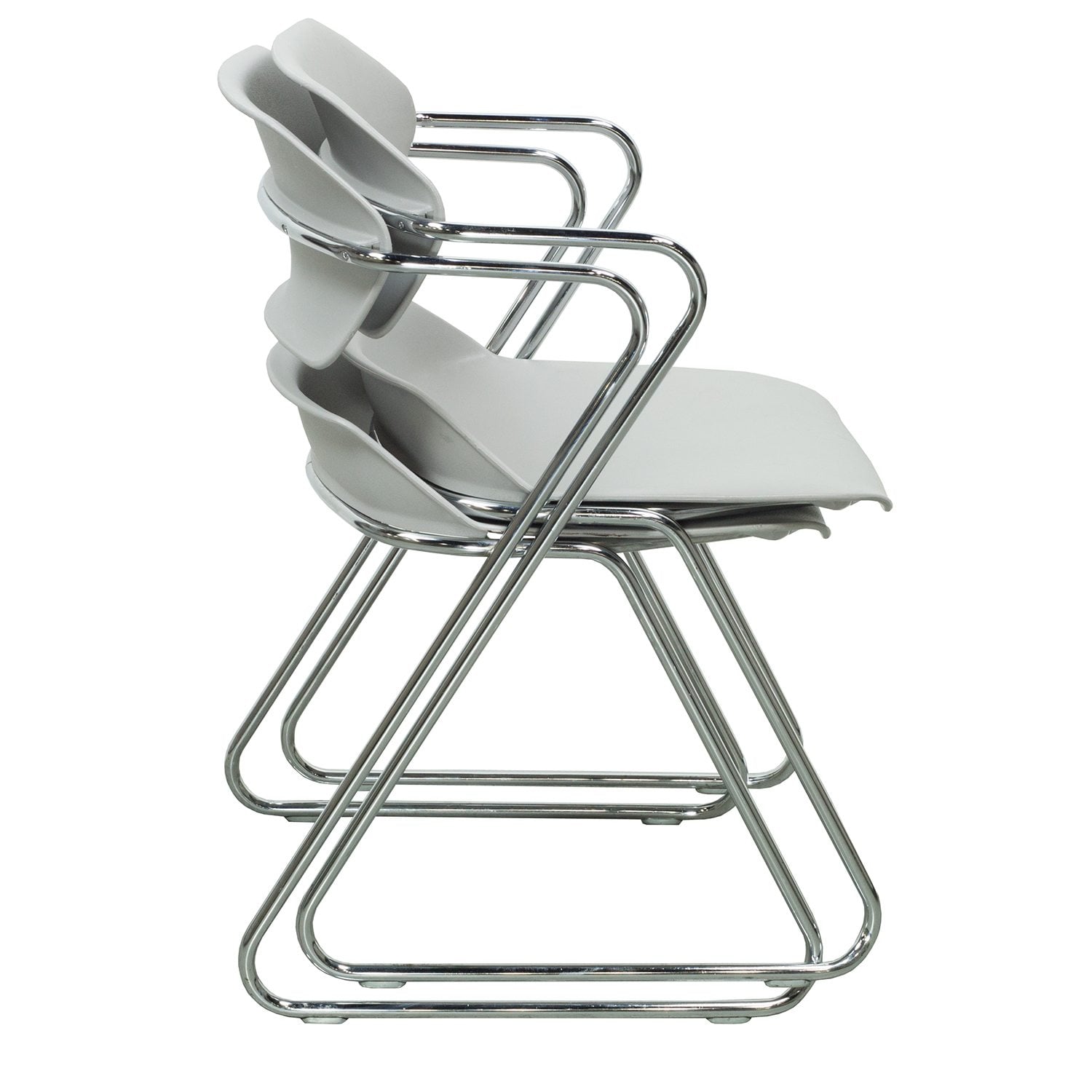 American Seating Acton Stacker Used Stack Chair, Gray - National Office ...