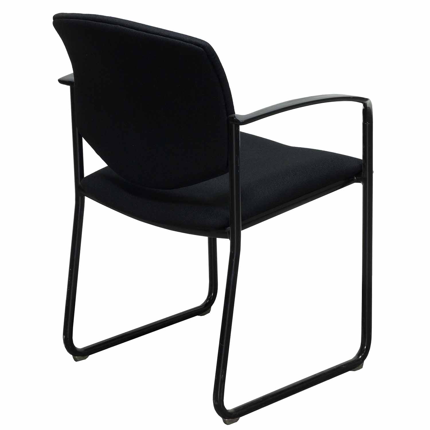 Steelcase Player Used Sled Based Side Chair, Black - National Office ...