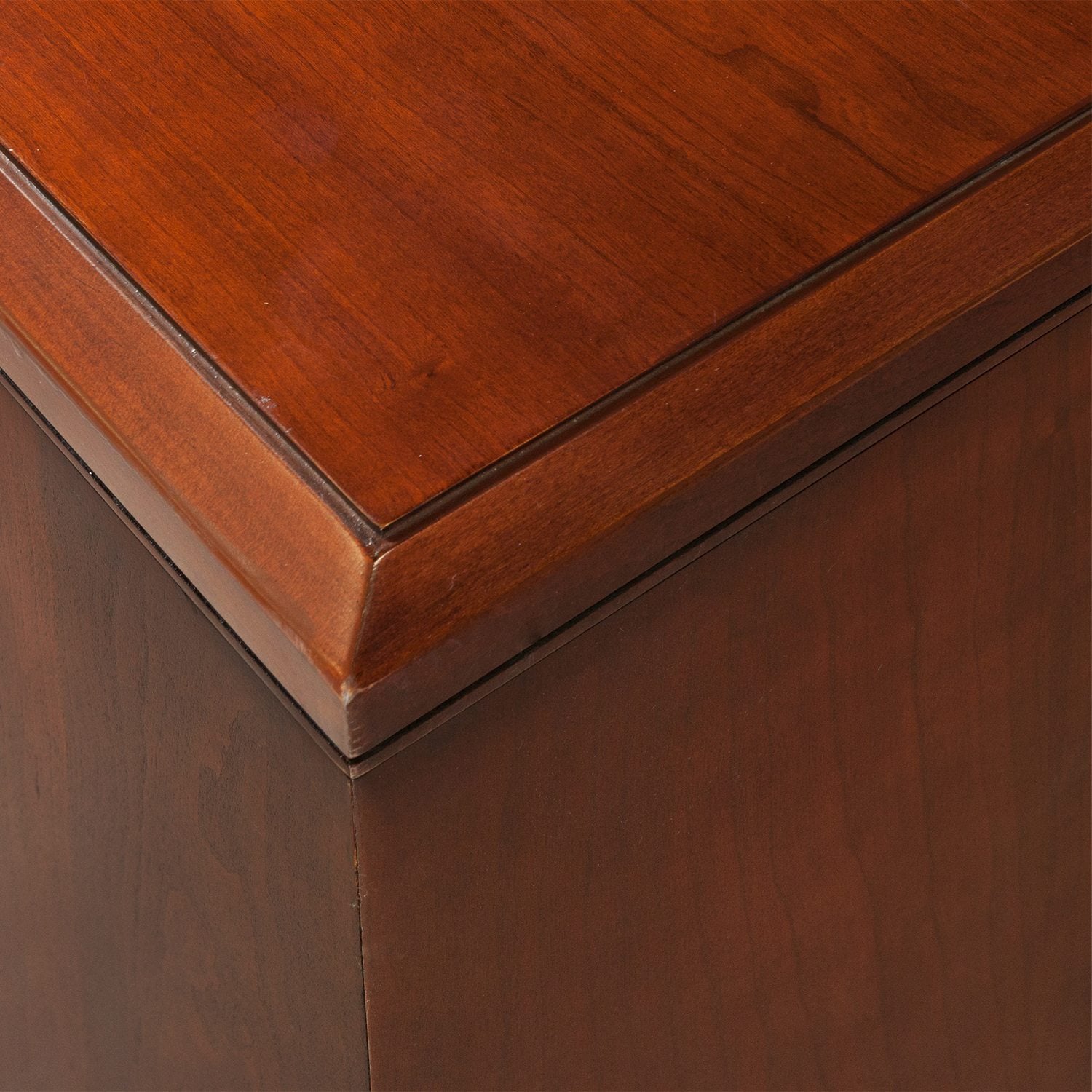 Kimball Used Desk Set, Cherry - National Office Interiors and Liquidators