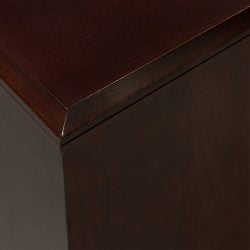 Paoli Used Desk Set, Mahogany - National Office Interiors and Liquidators