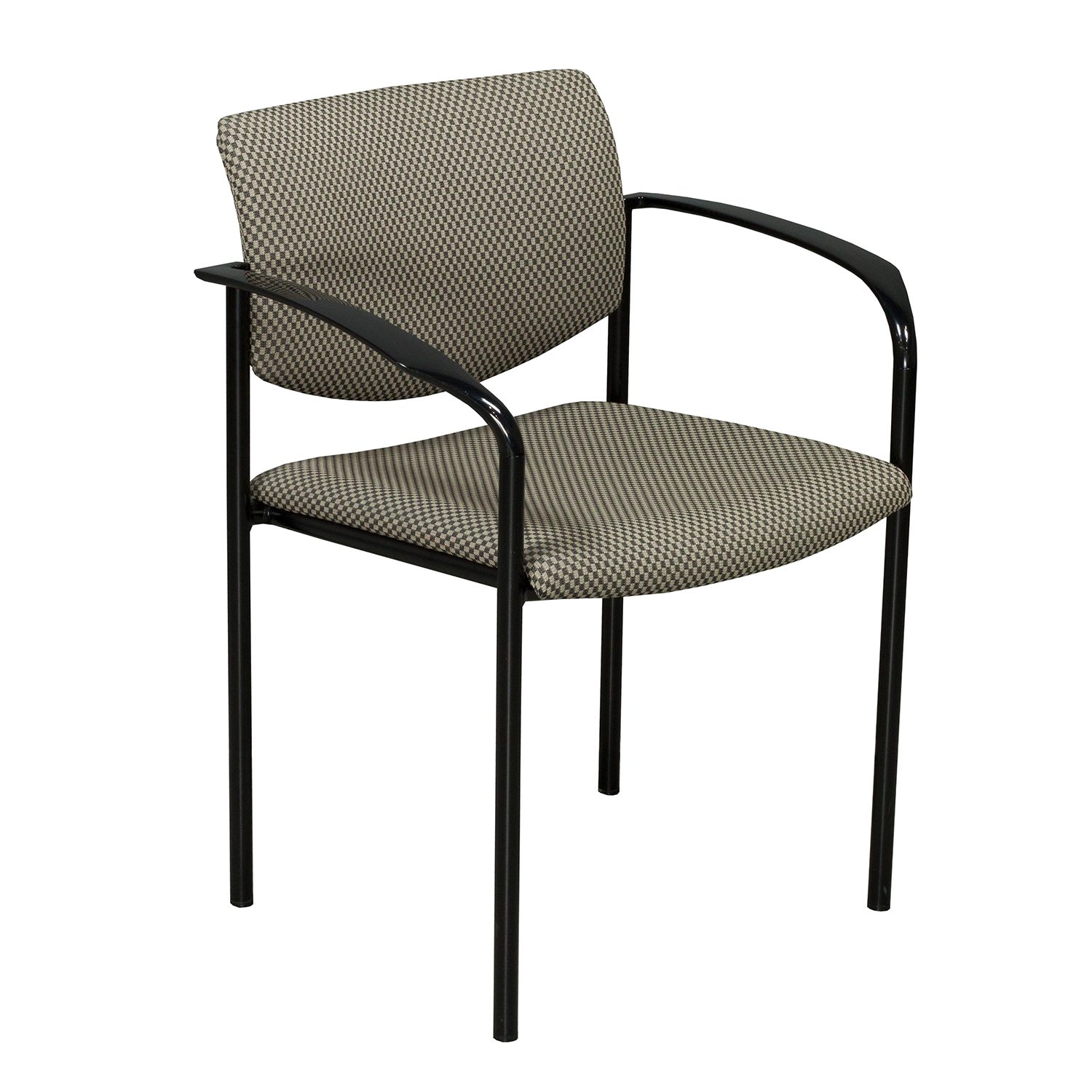 Steelcase Player 475 Used Guest Chair, Checkered Gray - National Office ...