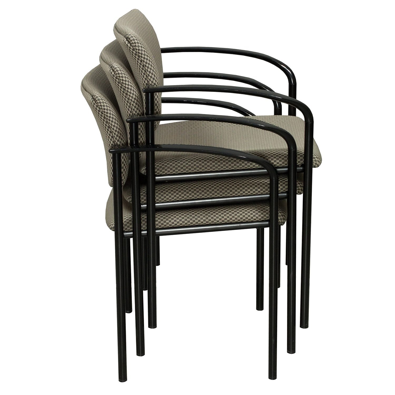 Steelcase Player 475 Used Guest Chair, Checkered Gray - National Office ...