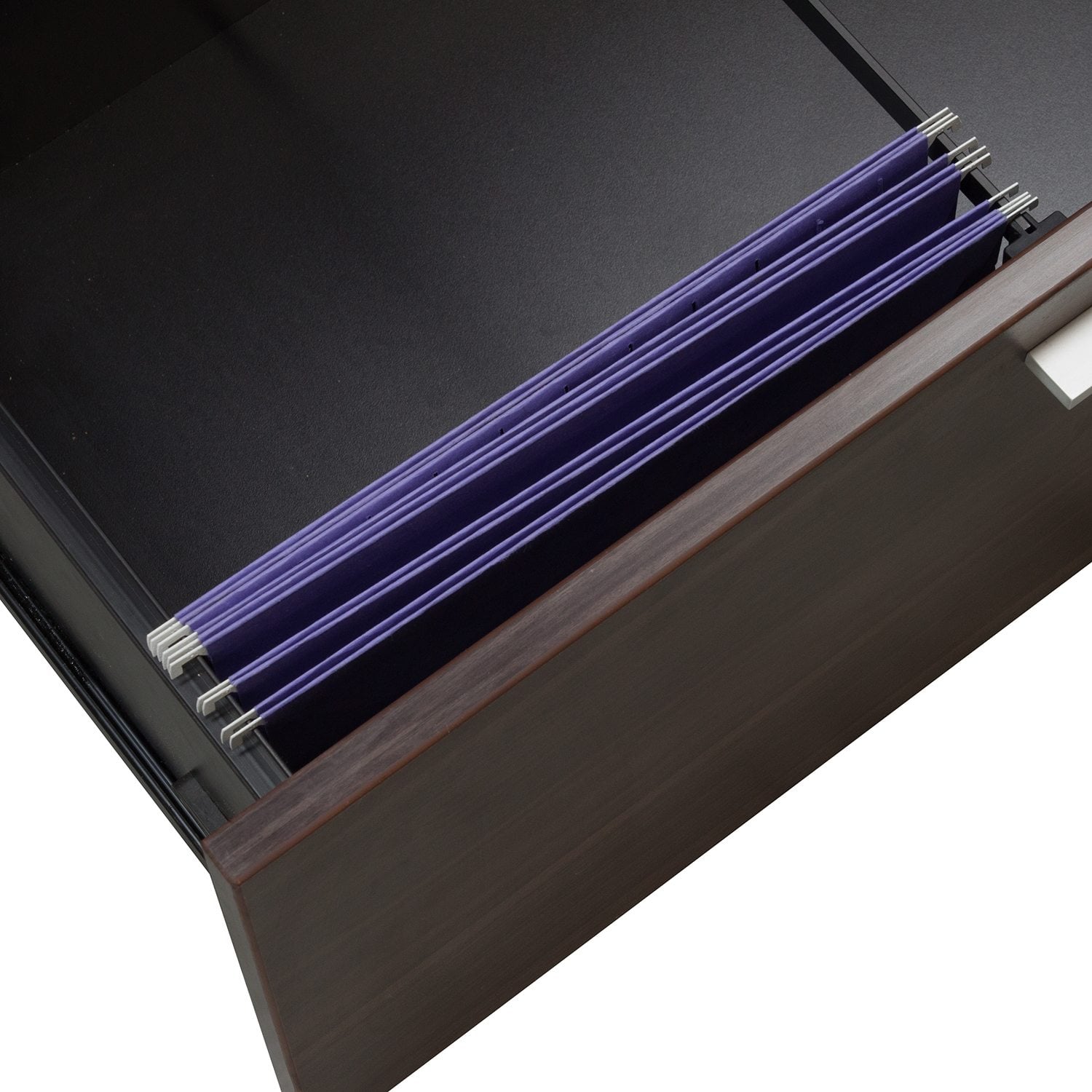 Denmark Laminate 3 Drawer Lateral File, American Walnut - National ...