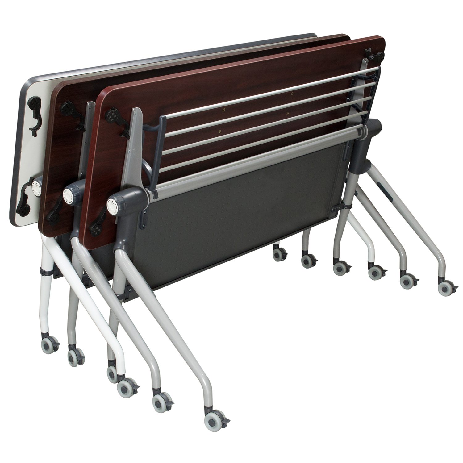 goSIT New Mobile Nesting Table 70 Inch, White - National Office ...