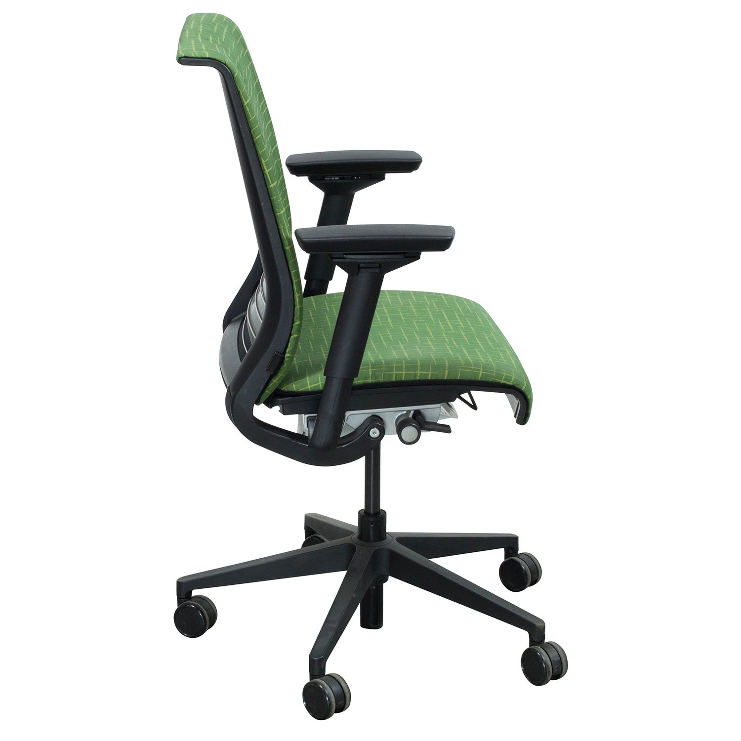 Steelcase Think Used Task Chair, Green Perpendicular Pattern - National ...