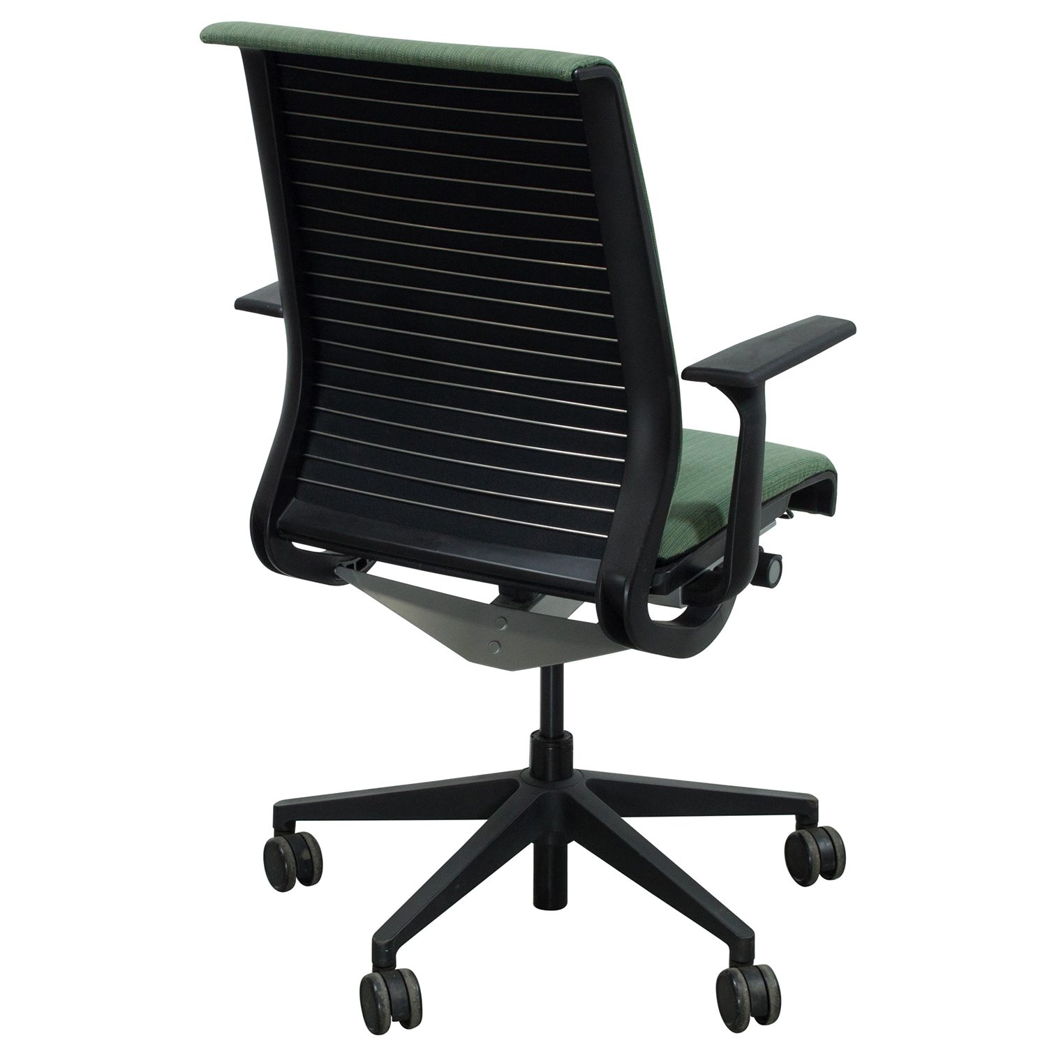 Steelcase Think Used Conference Chair, Green Vertical Line Patten ...