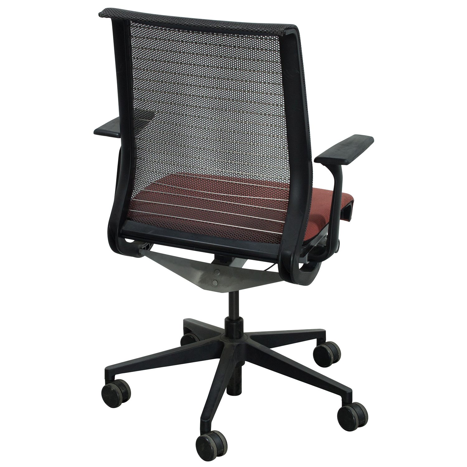 Steelcase Think Used Mesh Back Conference Chair, Rust - National Office Interiors and Liquidators