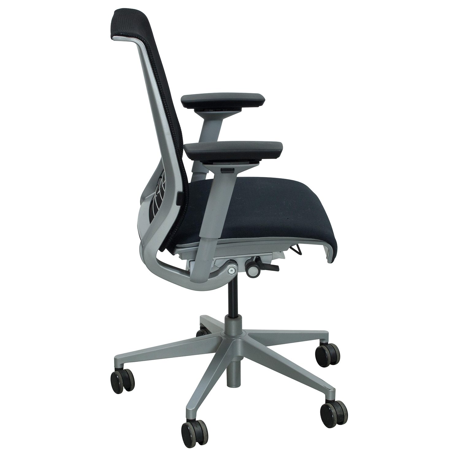 Steelcase Think Used Mesh Back Task Chair, Black - National Office ...
