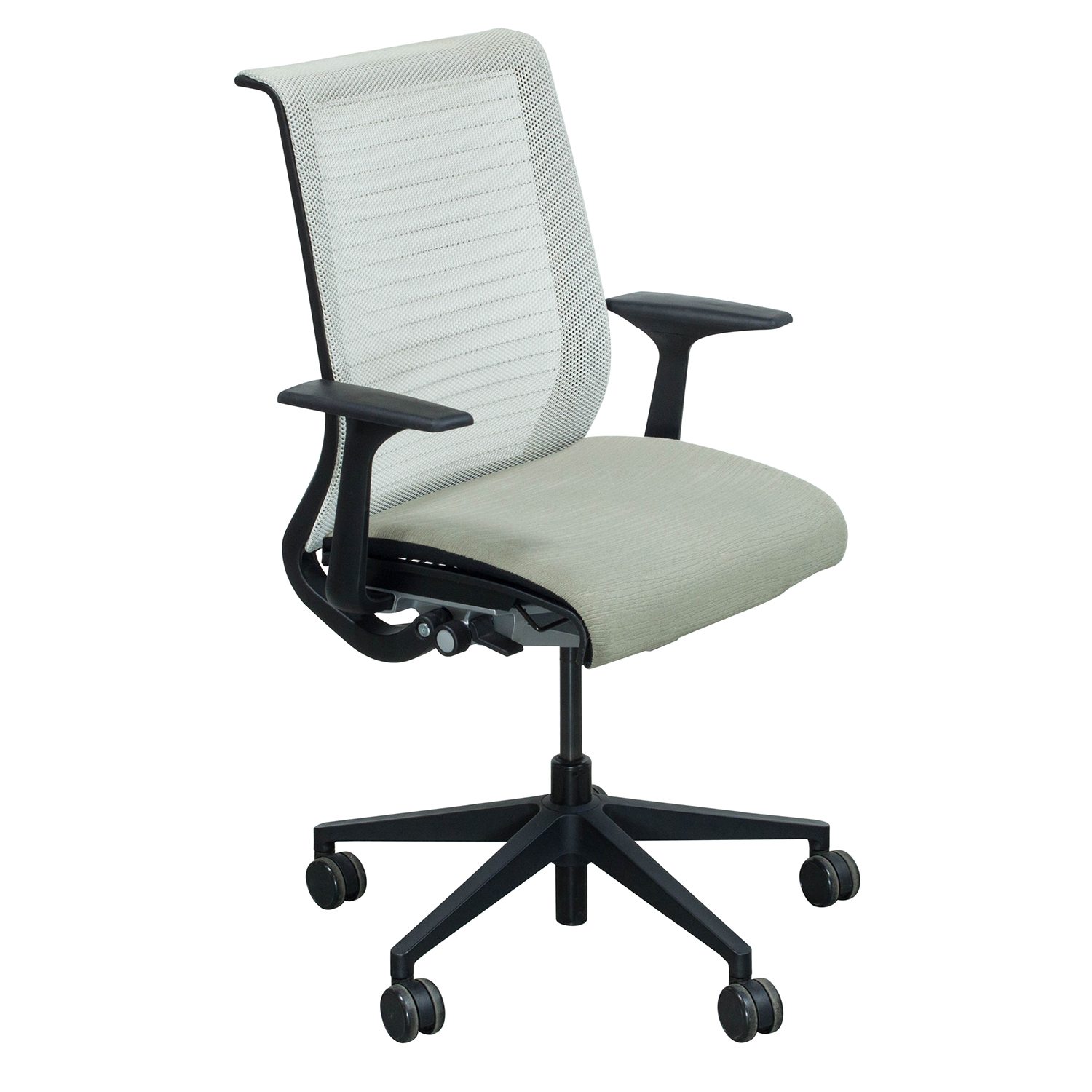 Steelcase Think Used Mesh Back Conference Chair, Beige Line - National ...
