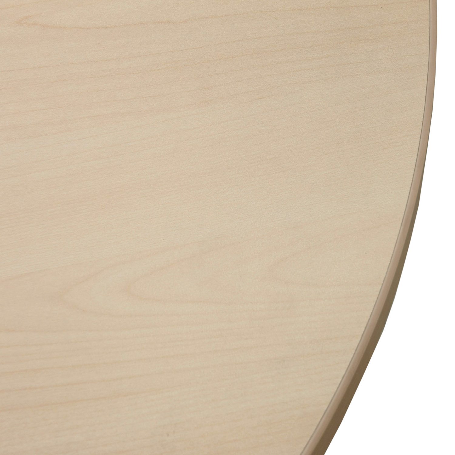 Laminate Left Return L-Shape Bullet Desk with Hutch, Maple - National ...
