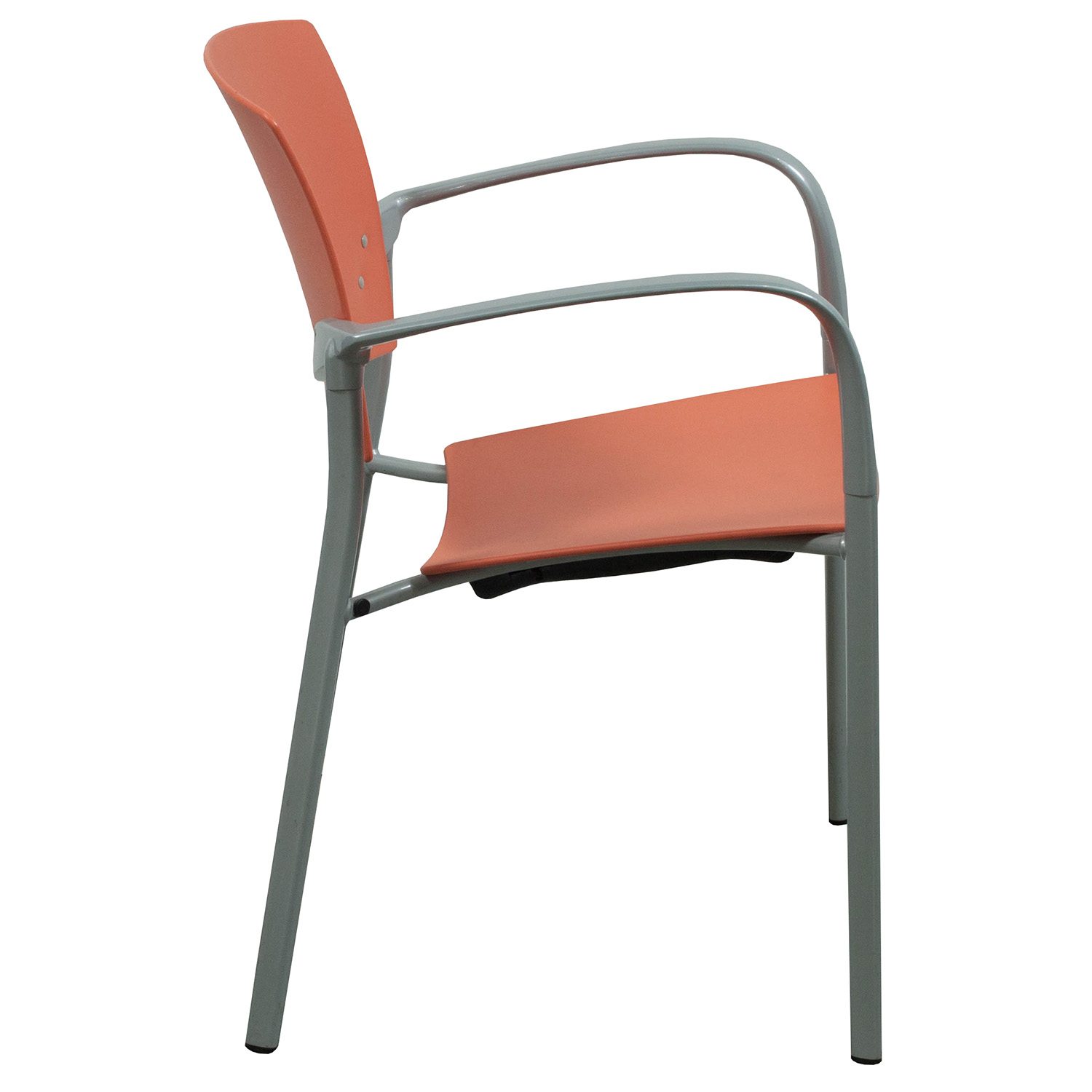 Steelcase Enea Used Stack Chair, Orange - National Office Interiors and ...