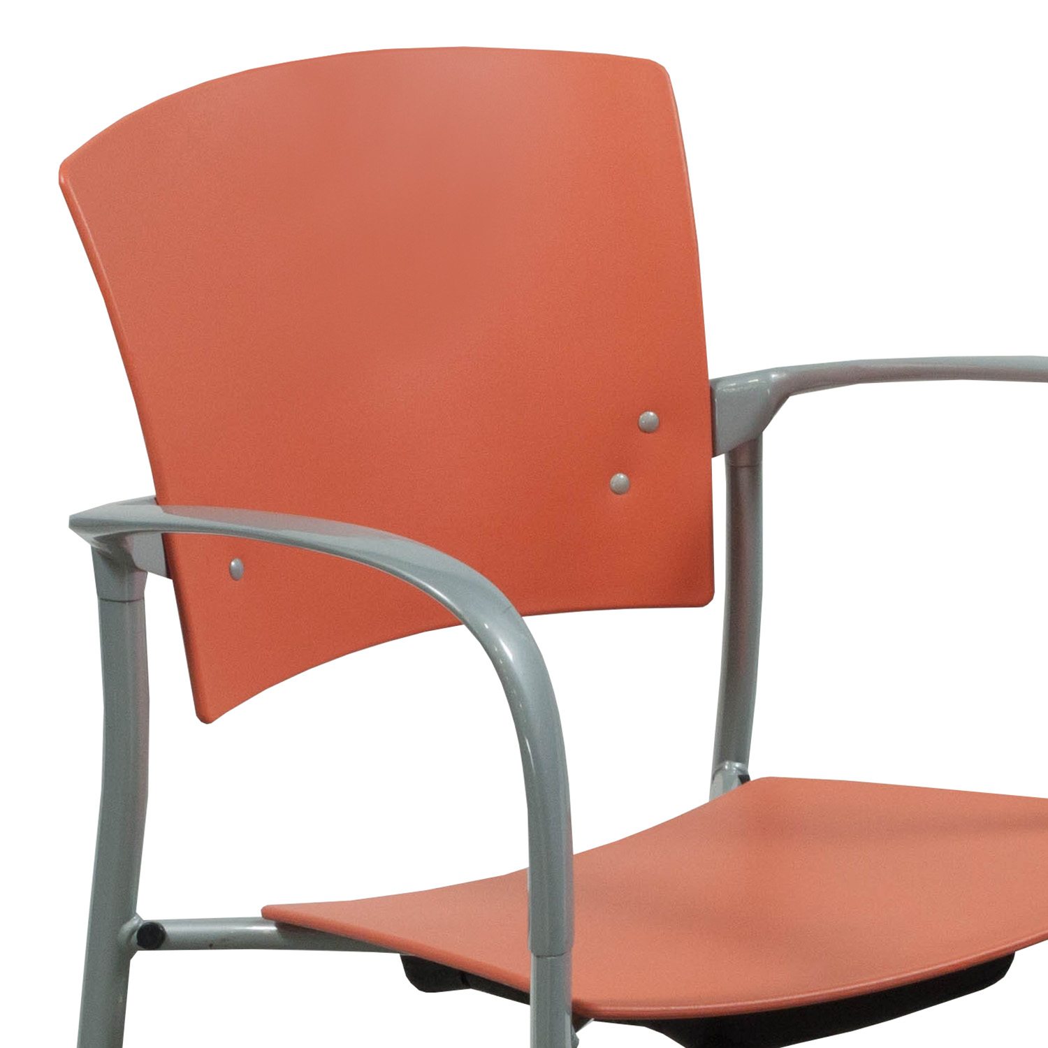 Steelcase Enea Used Stack Chair, Orange - National Office Interiors and ...