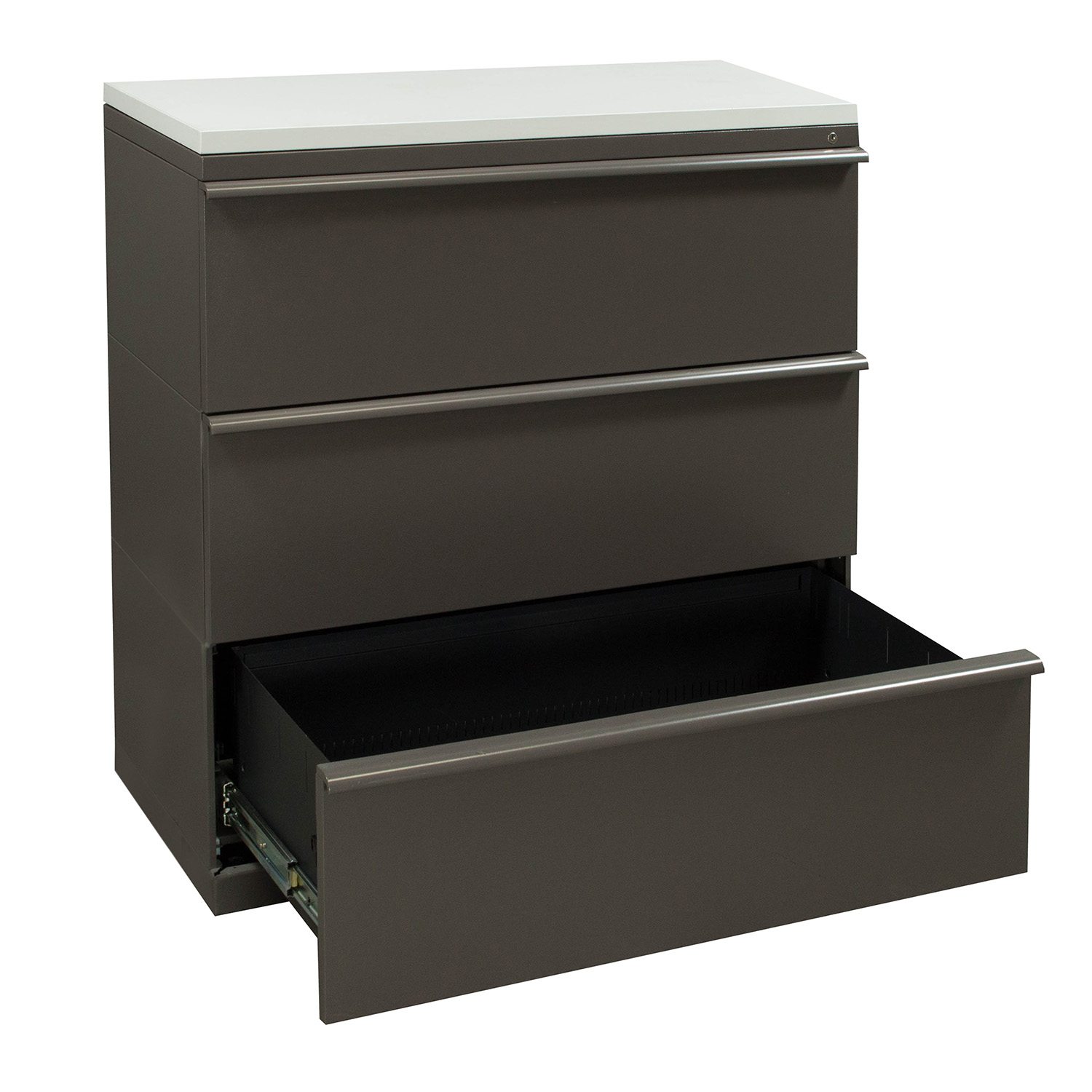 Herman Miller Meridian Used 3 Drawer 36 Inch Medium Tone Lateral File ...