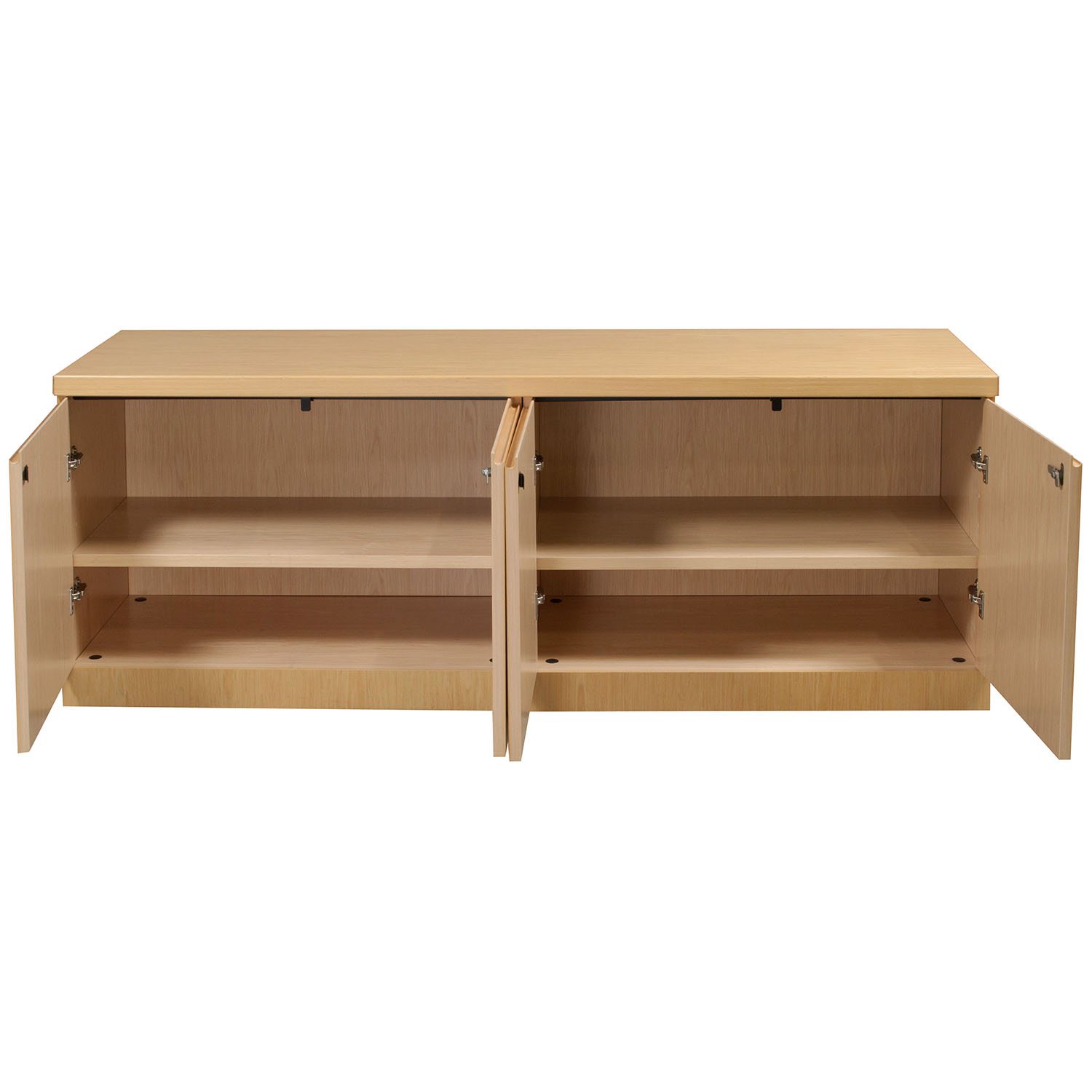 Knoll Reff Used 4 Door Storage Cabinet, Maple - National Office ...