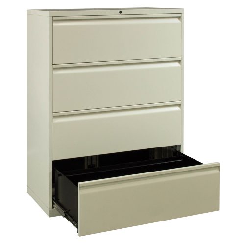 Knoll Calibre 4 Drawer Used 36 Inch Lateral File, Light Putty ...
