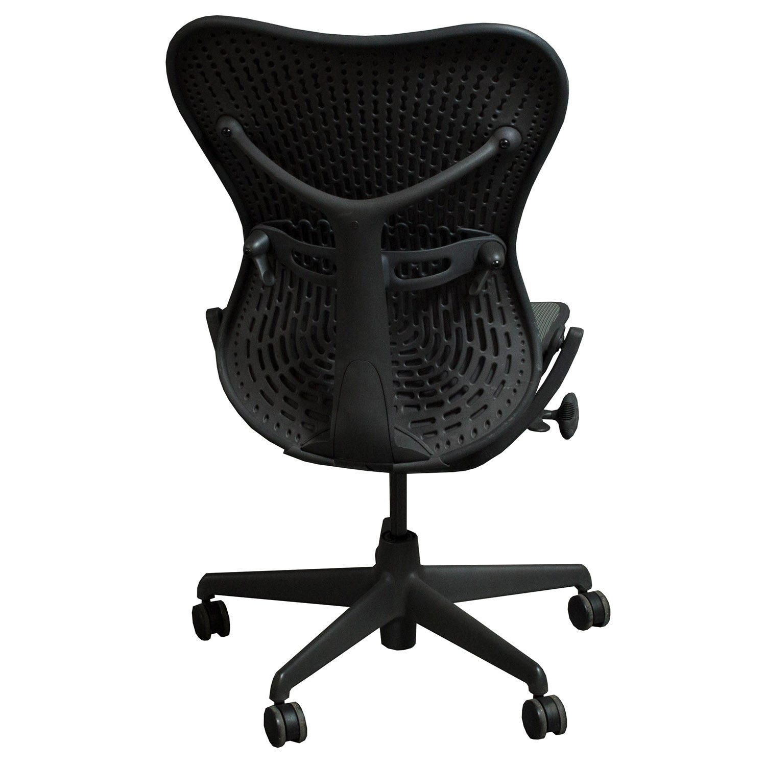 Herman Miller Mirra Used Mesh Seat Armless Task Chair, Graphite ...