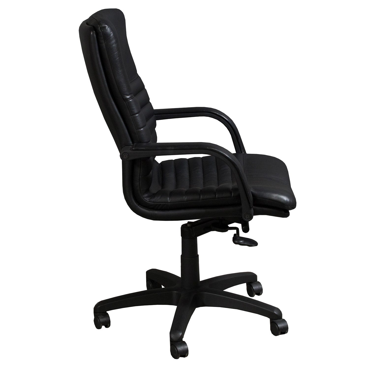 Nienkämper Senator Executive Used Leather Conference Chair, Black ...