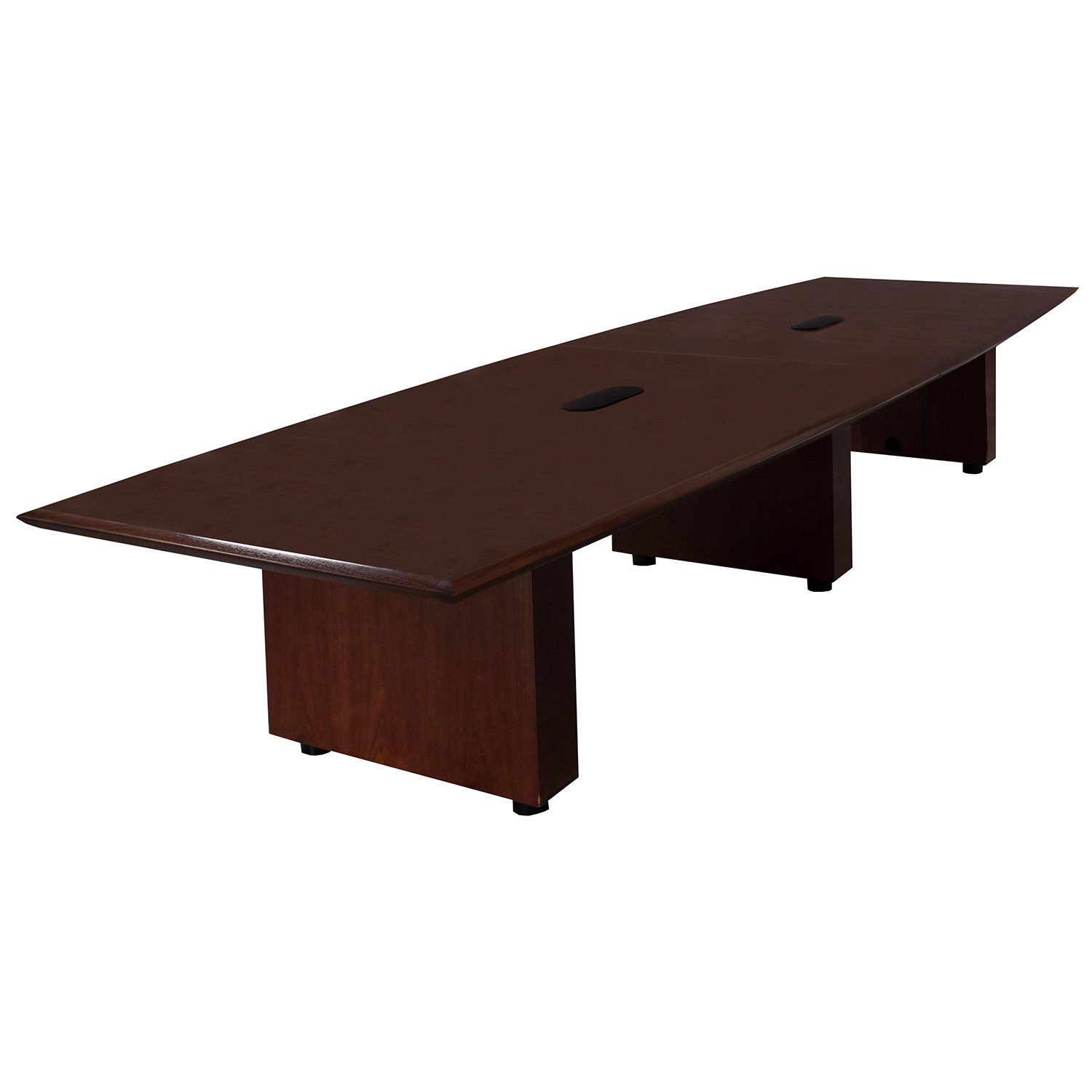 Steelcase Used Wood Veneer 14ft Conference Table, Mahogany - National ...
