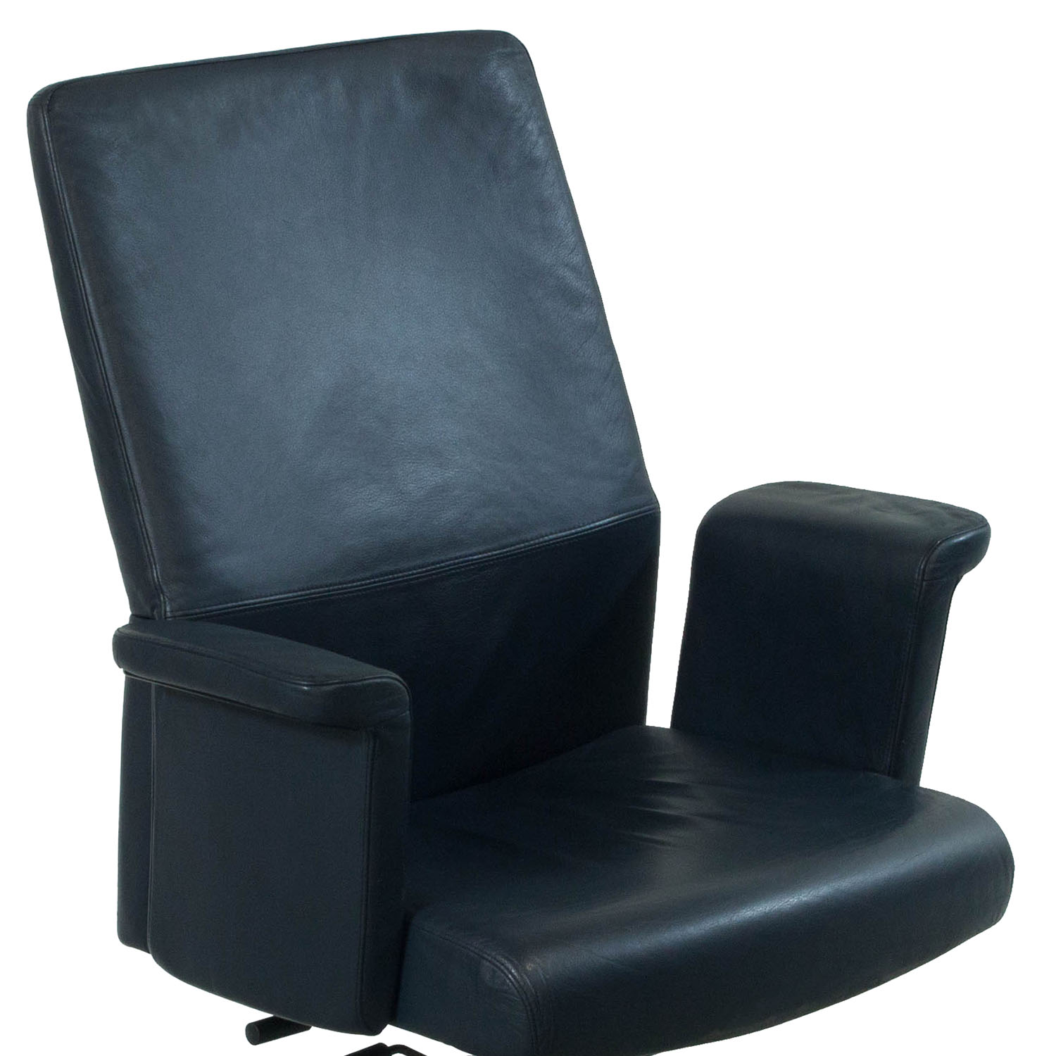Steelcase Siento Midback Leather Conference Chair, Midnight Blue ...