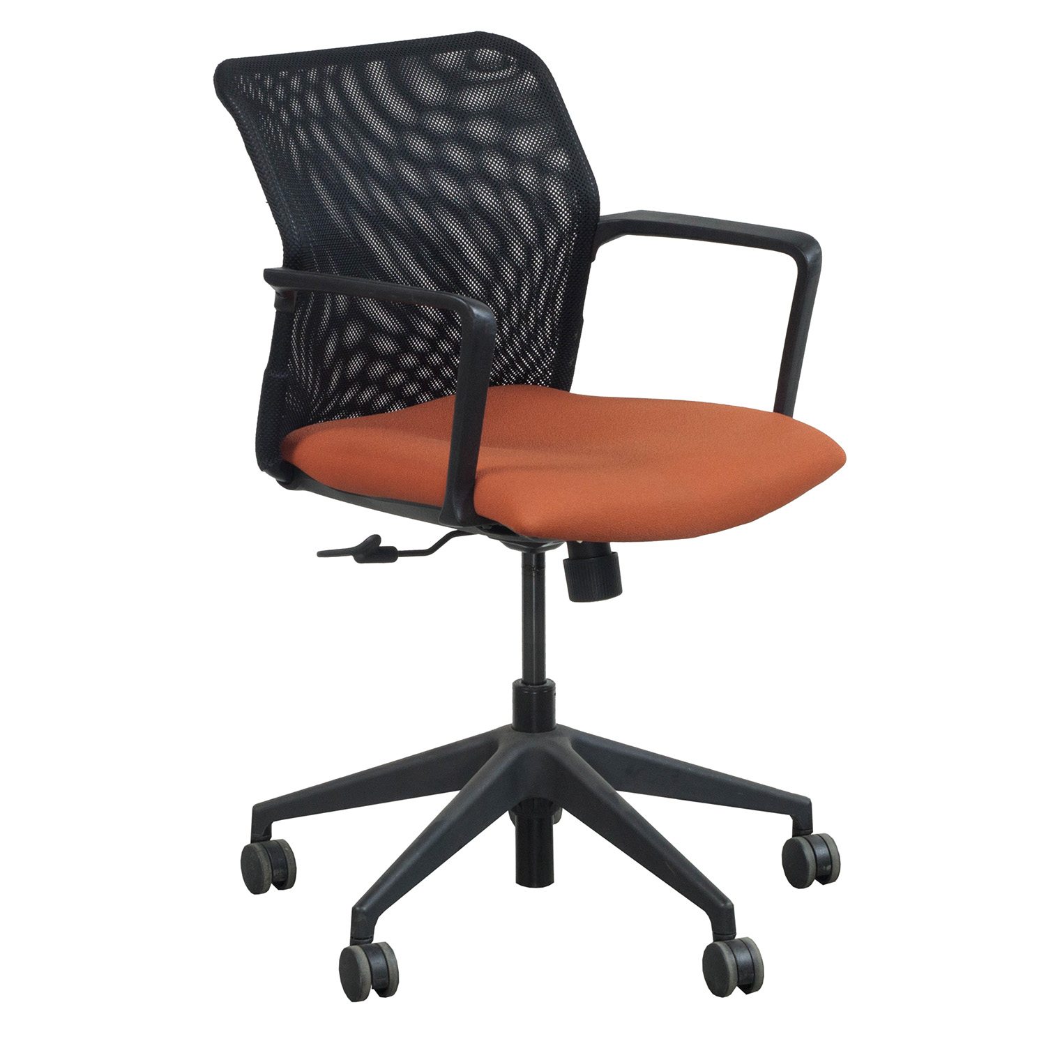 Highmark Ten Mesh Back Used Conference Chair, Orange - National Office ...