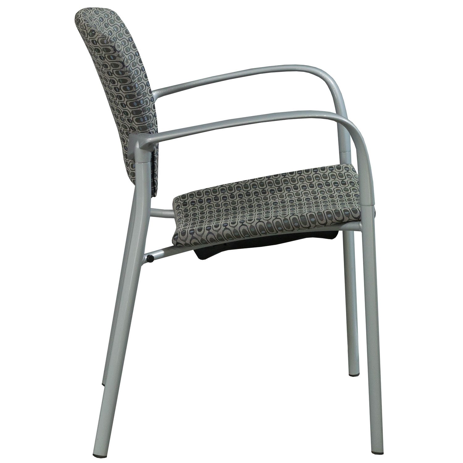 Steelcase Enea Used Stack Chair, Gray Pattern - National Office ...