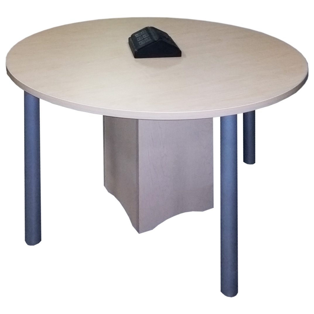 42 Inch Round Table With Grommet, Maple - National Office Interiors and ...