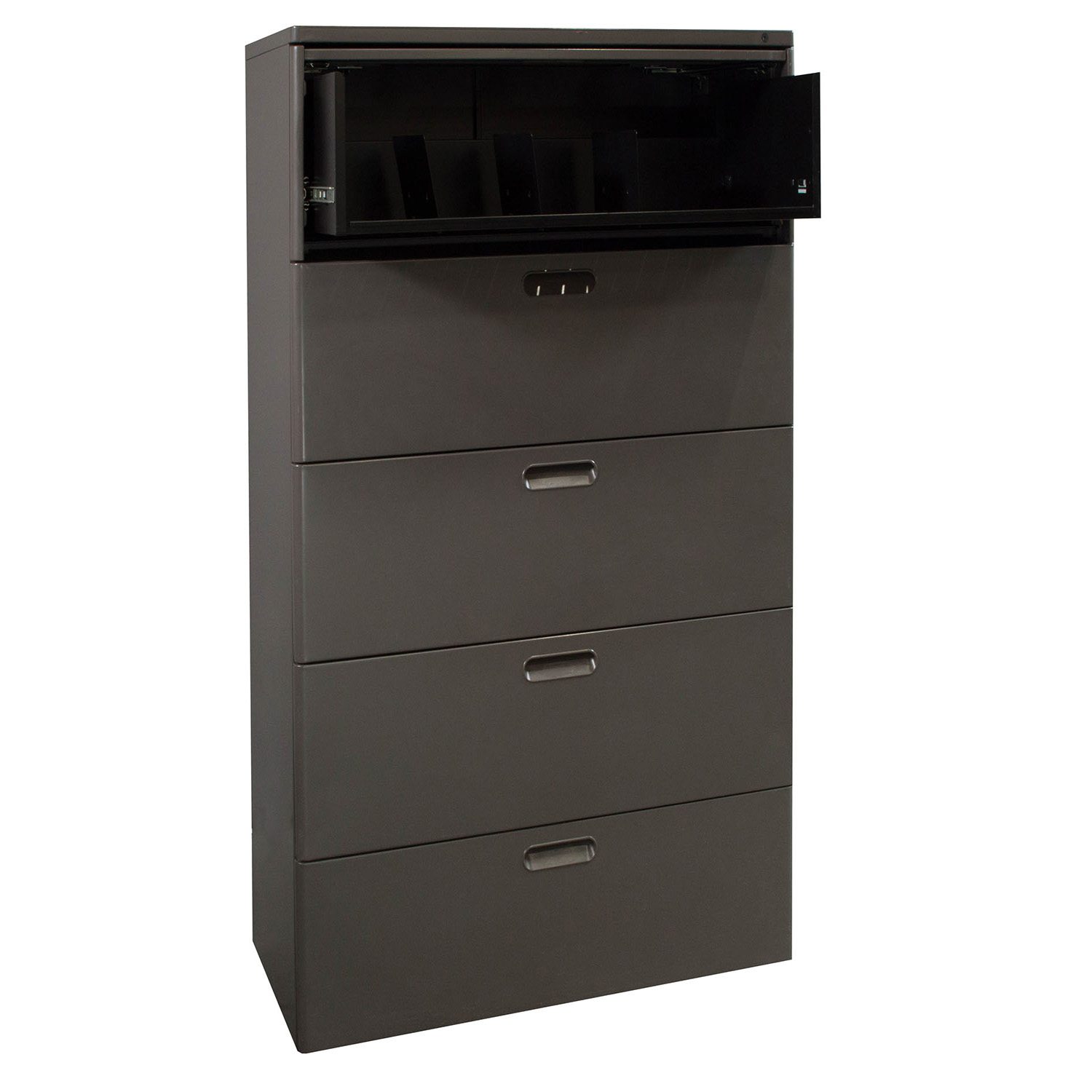 Herman Miller Meridian Used 30 Inch 5 Drawer Lateral File, Medium Tone ...