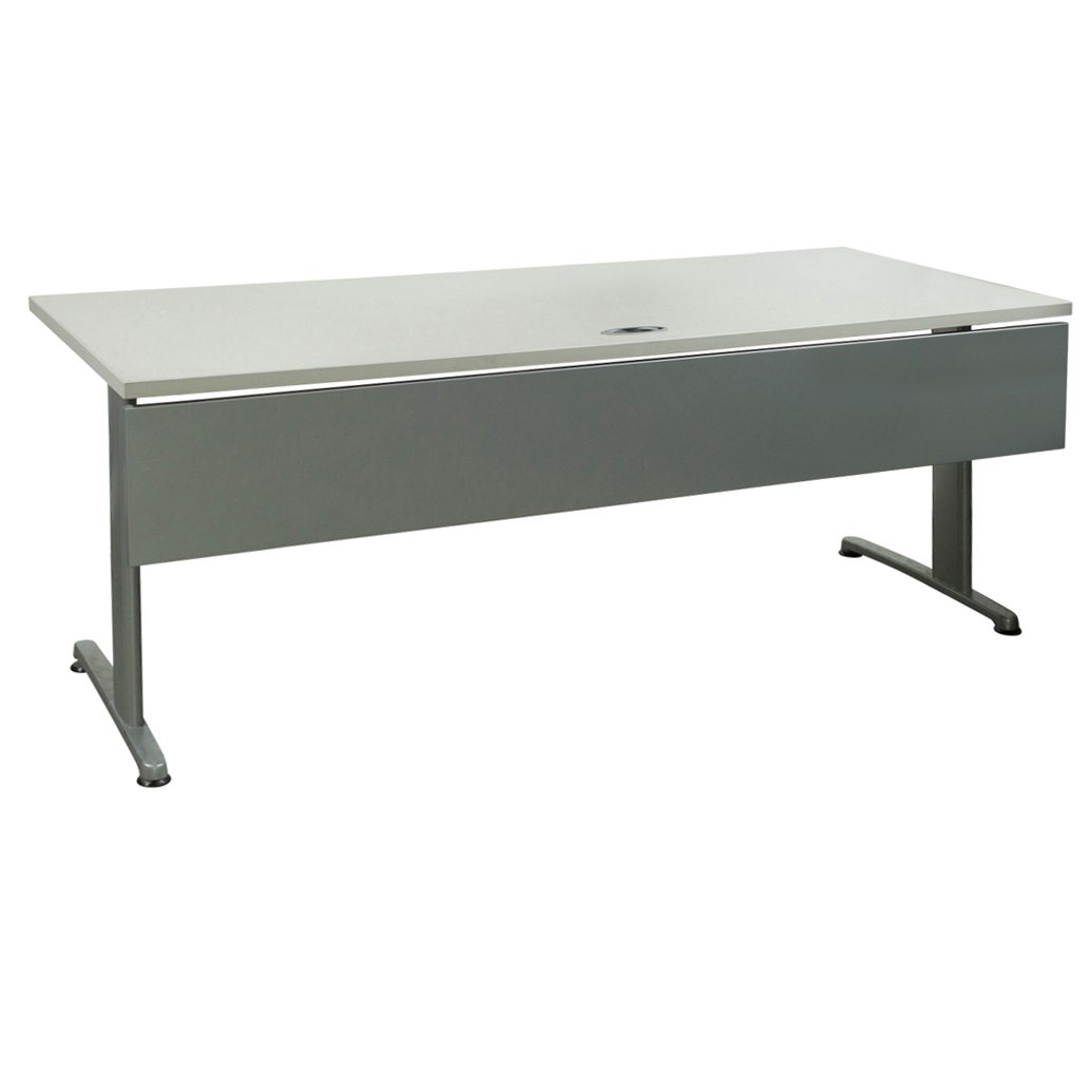 Teknion Used 30x72 Powered Training Table, Gray - National Office ...