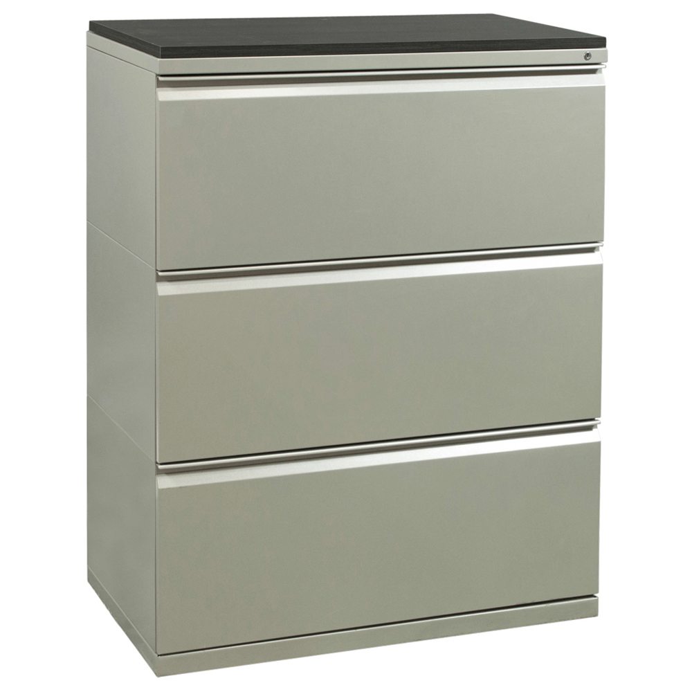Herman Miller Meridian Used Putty 3 Drawer 30 Inch Lateral File, Gray ...