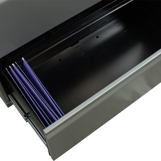 Knoll Calibre 2 Drawer Used 42 Inch Lateral File, Silver - National ...