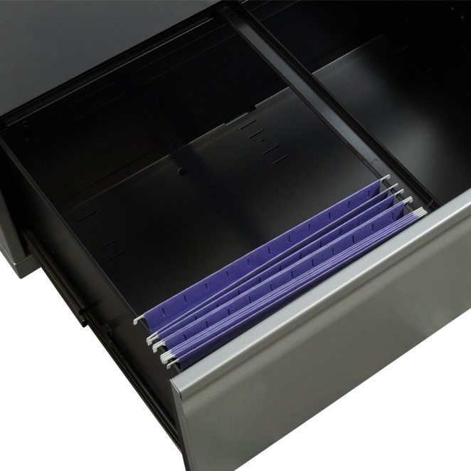 Knoll Calibre 4 Drawer Used 42 Inch Lateral Storage Cabinet, Silver ...