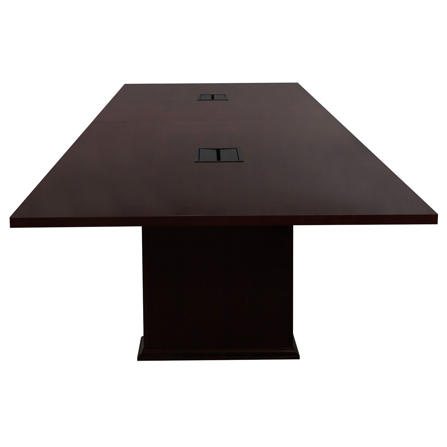 National by Kimball 16ft Used Veneer Conference Table, Mahogany ...
