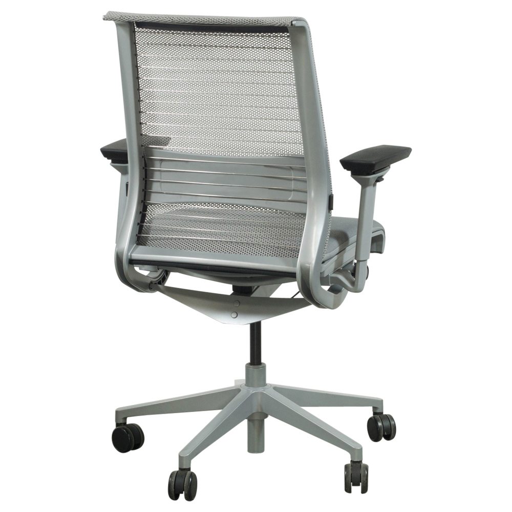 Steelcase Think Used Mesh Back Task Chair, Gray - National Office Interiors and Liquidators