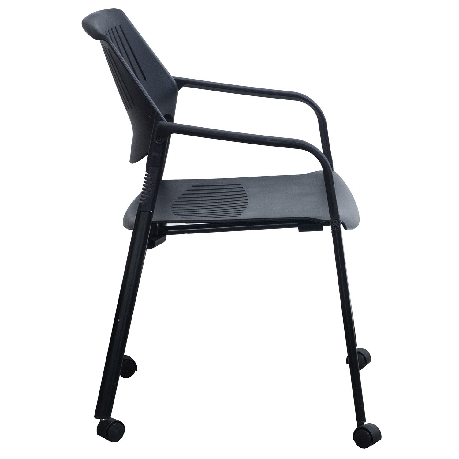 Steelcase Vecta Kart Used Mobile Stacker Chair, Black - National Office ...