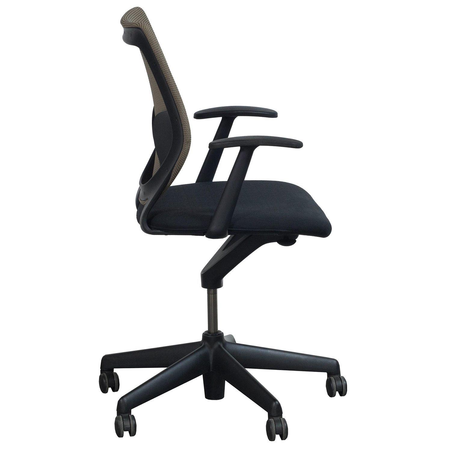 Keilhauer Simple Used Tan Mesh Back Conference Chair, Black - National ...