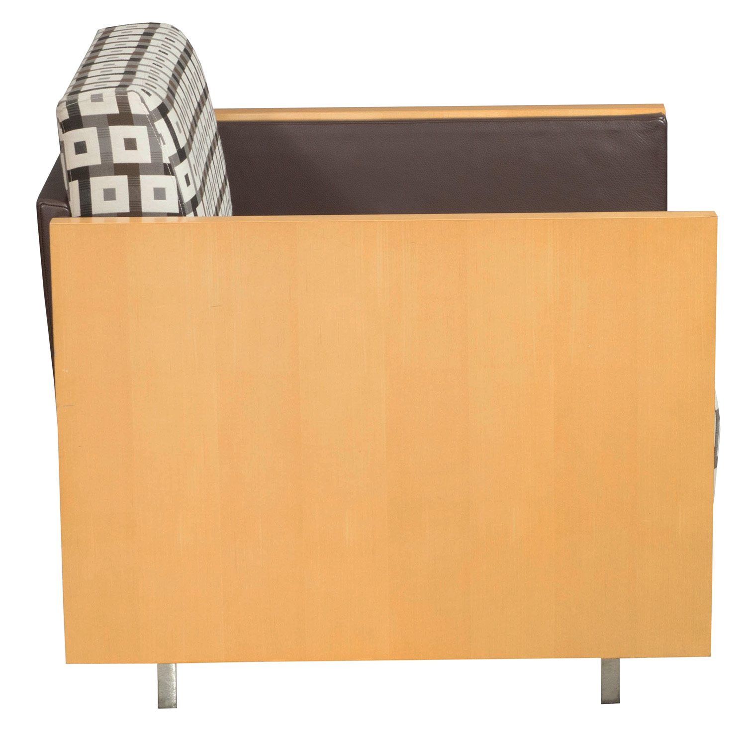 Used Lobby Chair, Brown Square Pattern - National Office Interiors and ...