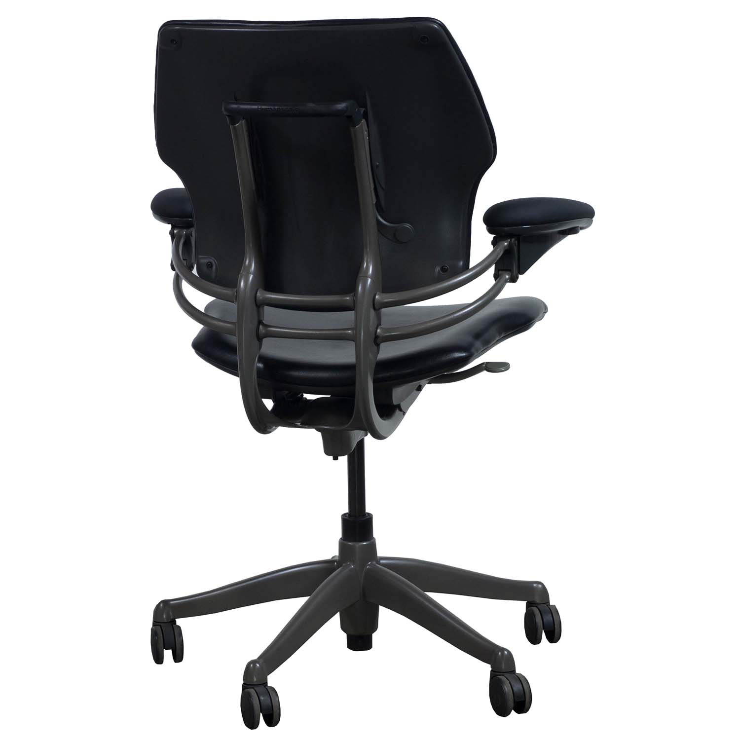 Humanscale Freedom Leather Used Task Chair, Black - National Office ...