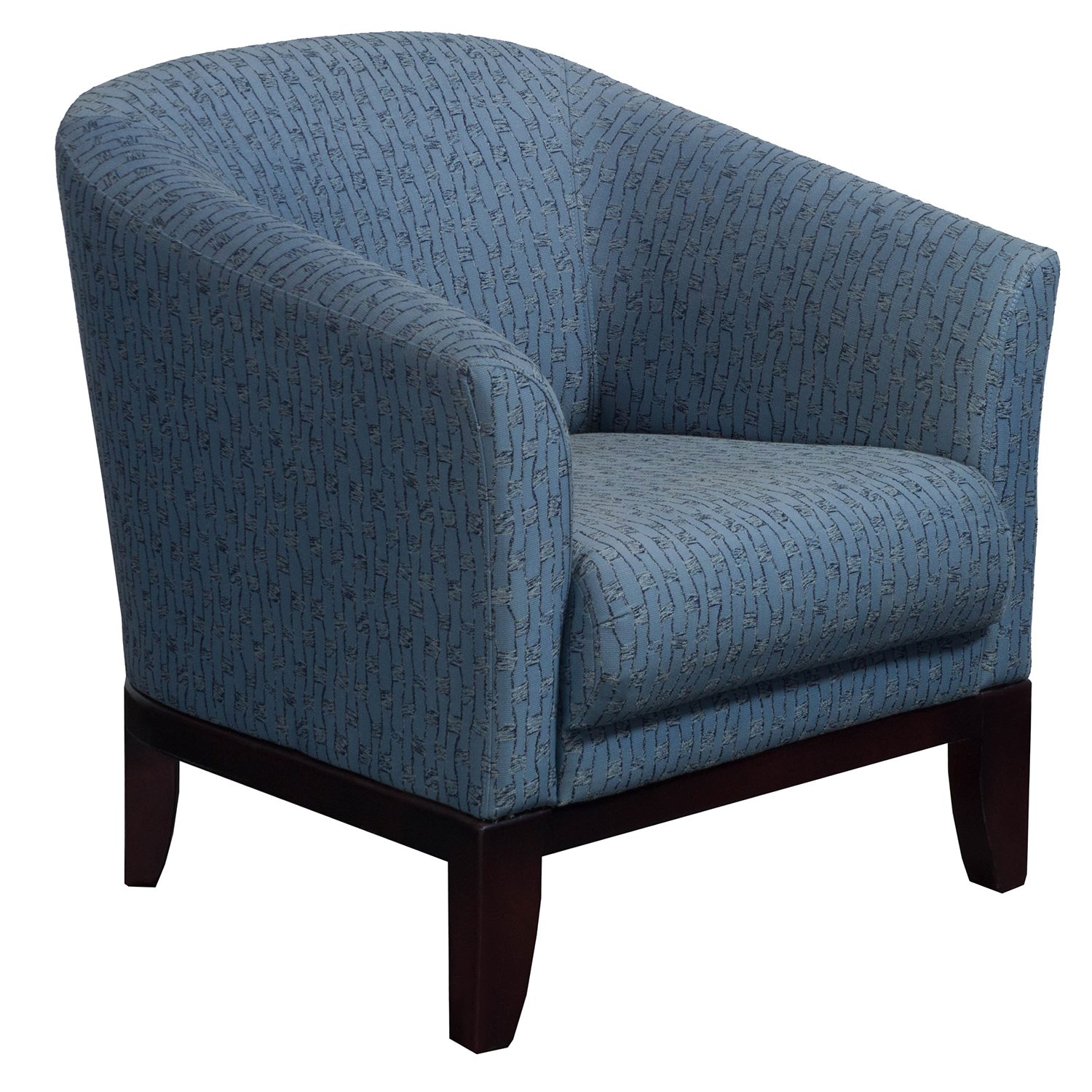 Steelcase Jenny Used Reception Chair, Blue Pattern - National Office ...