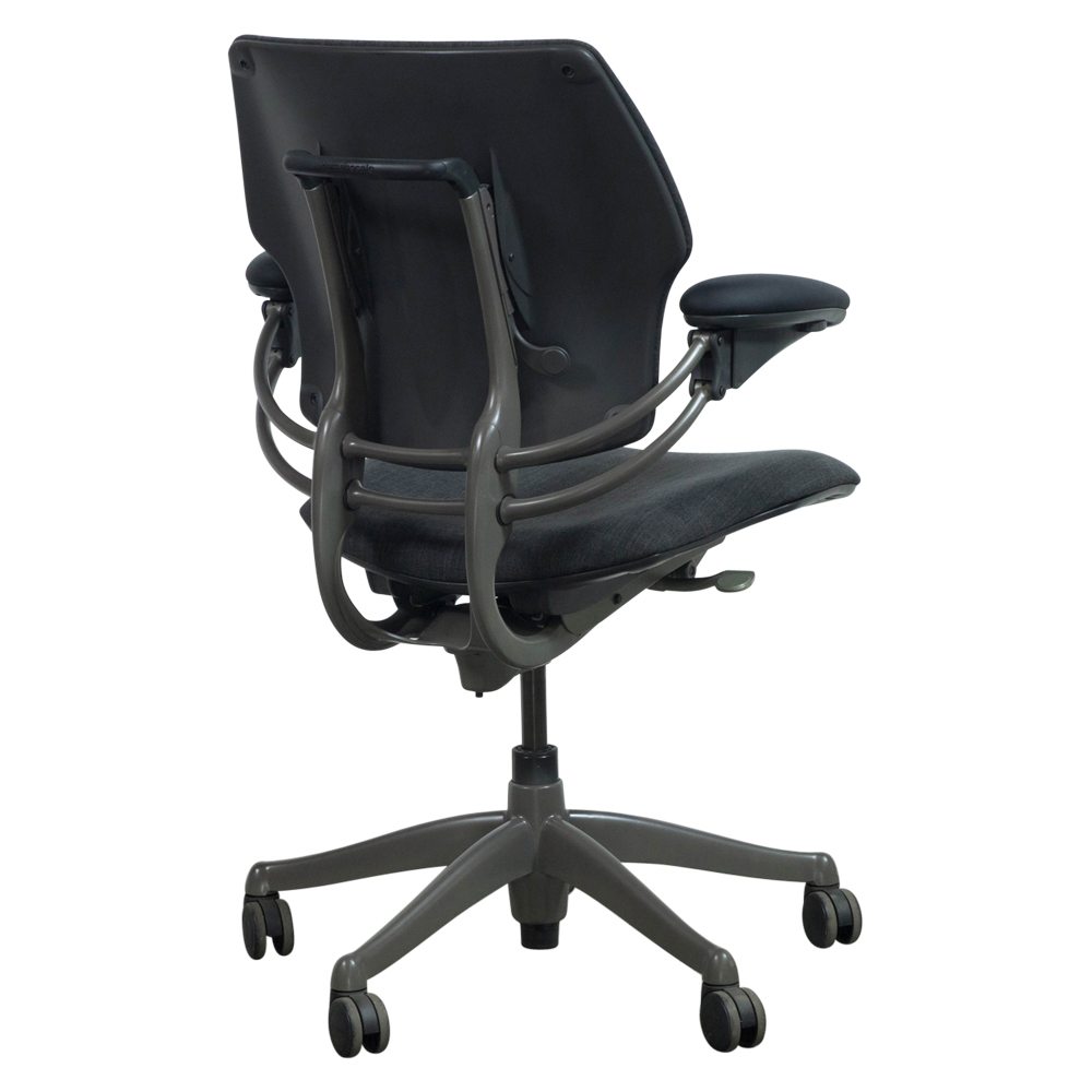 Humanscale Freedom Used Mid Back Task Chair, Smoke - National Office ...